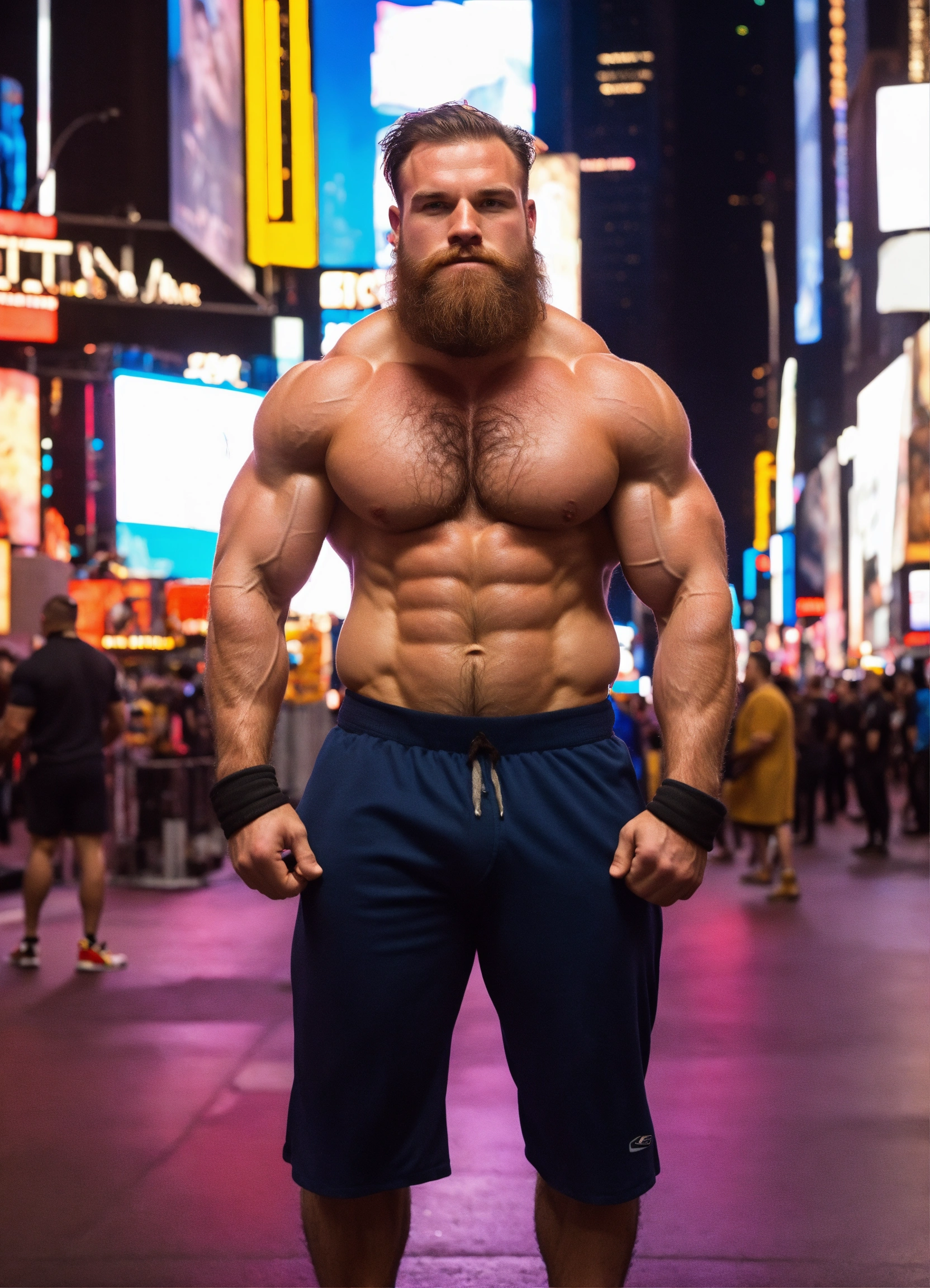 Lexica - 30-year-old hairy Scottish man with big muscles, big ...