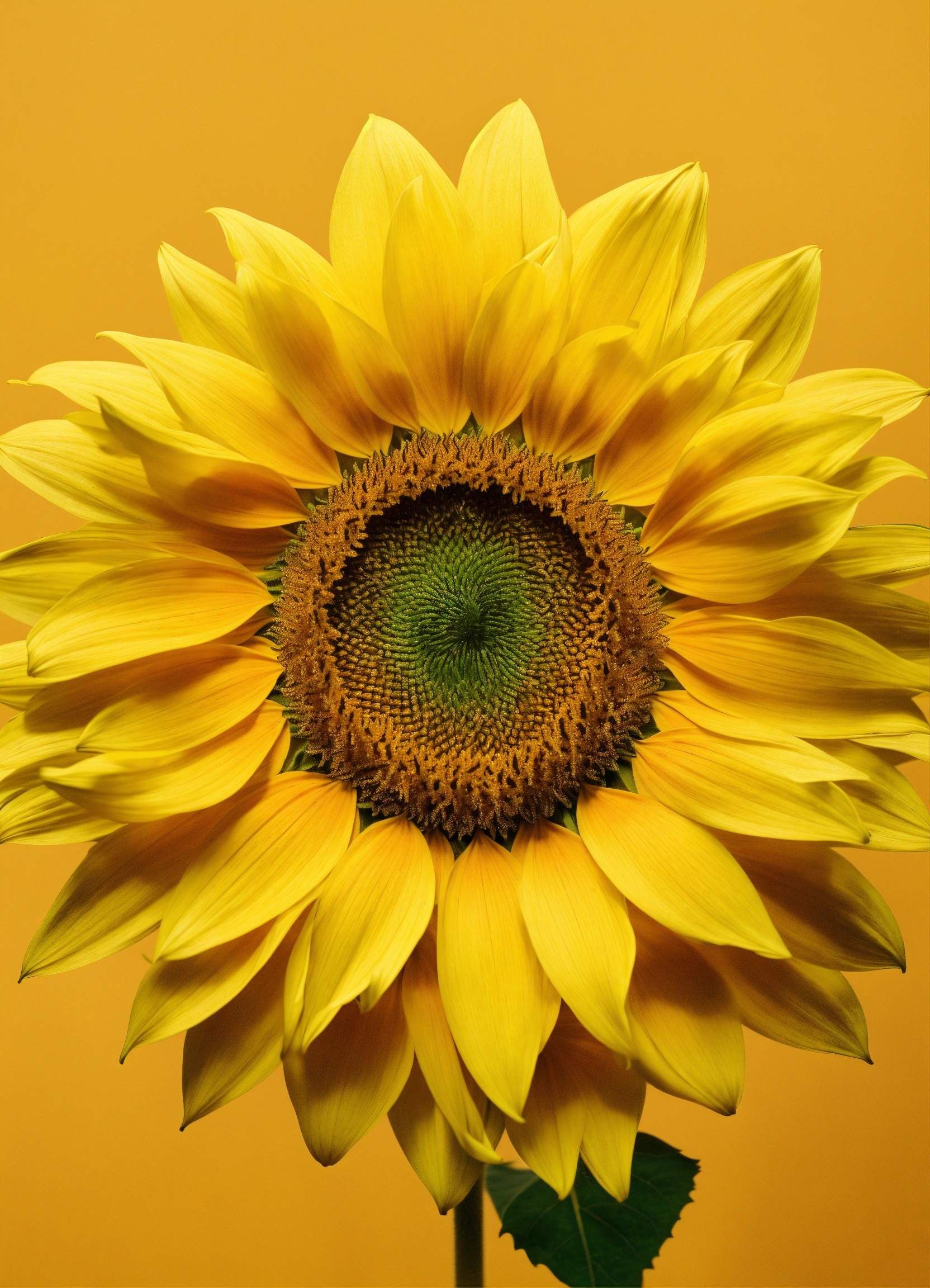 Lexica - Simple sunflower with 9 and only 9 big petals around the heart ...