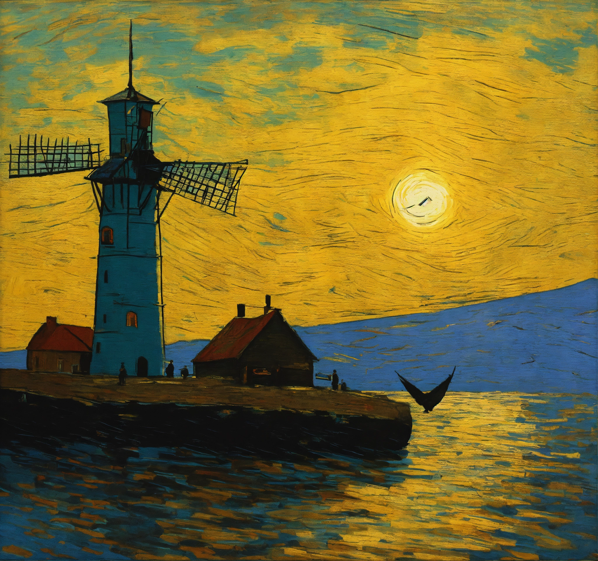 Lexica - Scratched loves Van Goch style