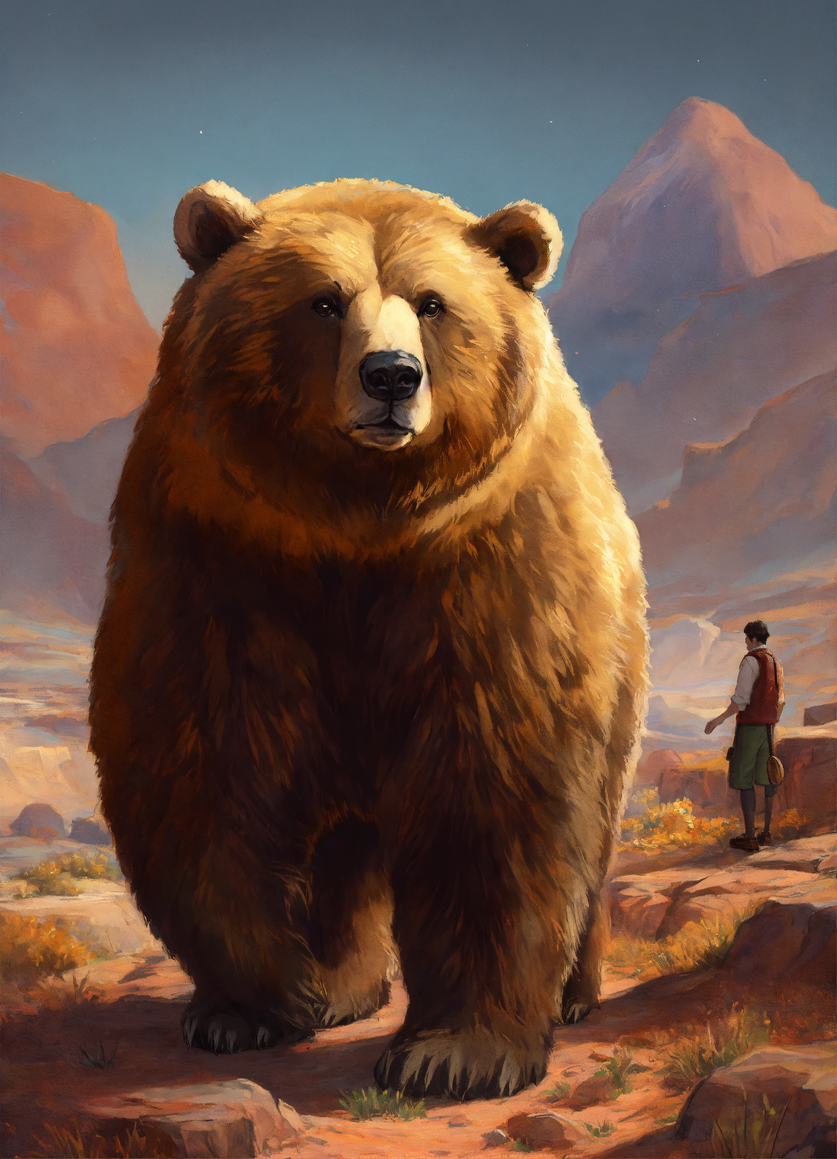 Lexica - A round bear-like wanderer called "Baba"