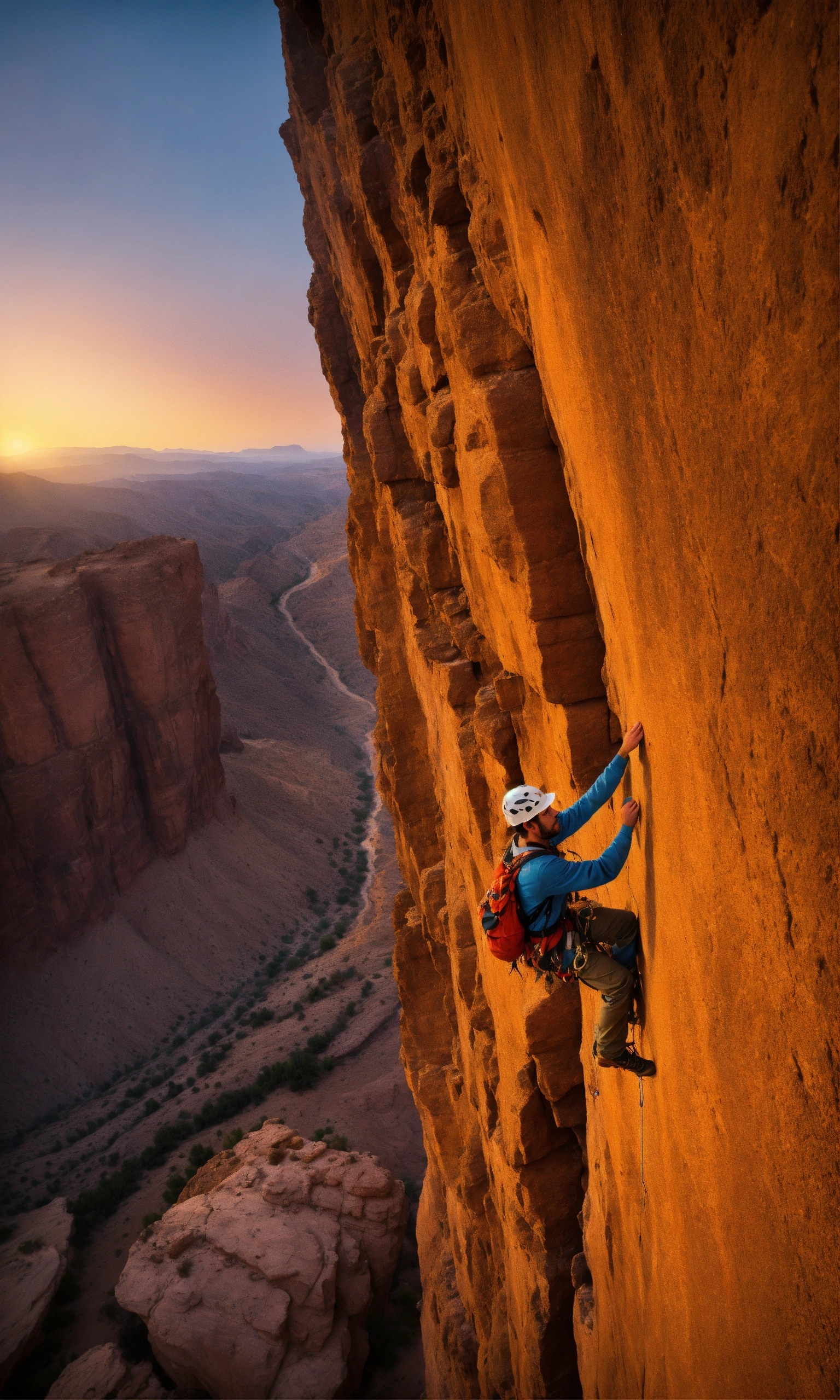 Lexica - In the center of this gripping image stands Aron Ralston, a ...