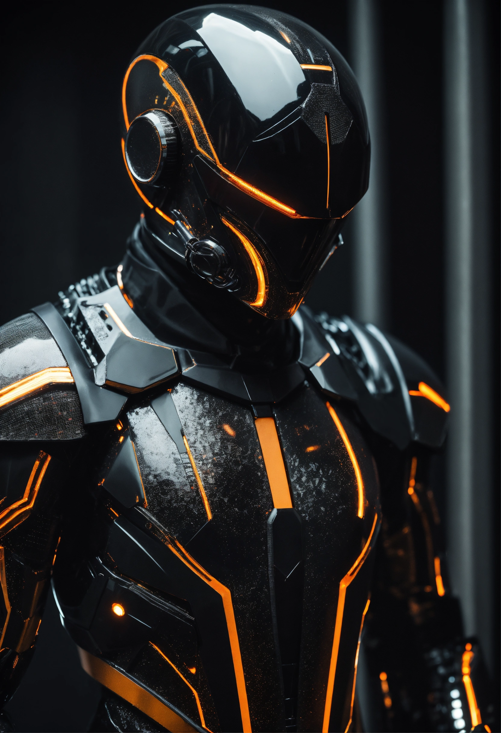 Lexica - An ultrarealistic photograph of a futuristic full body power ...