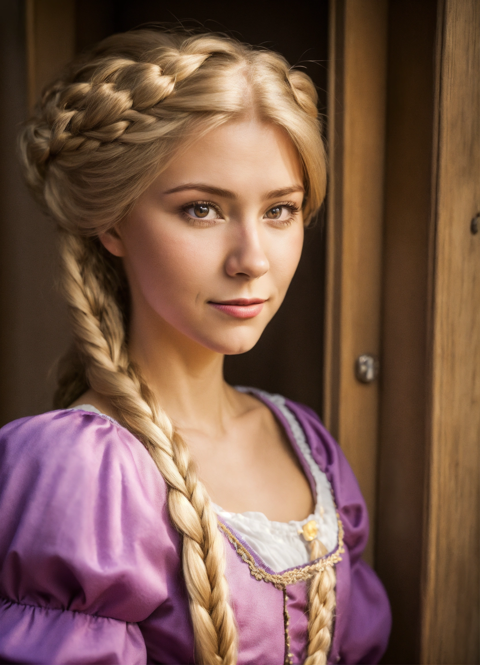 Lexica - Rapunzel Front gesicht schmuddelig, krank, Schmutzige Wohnung