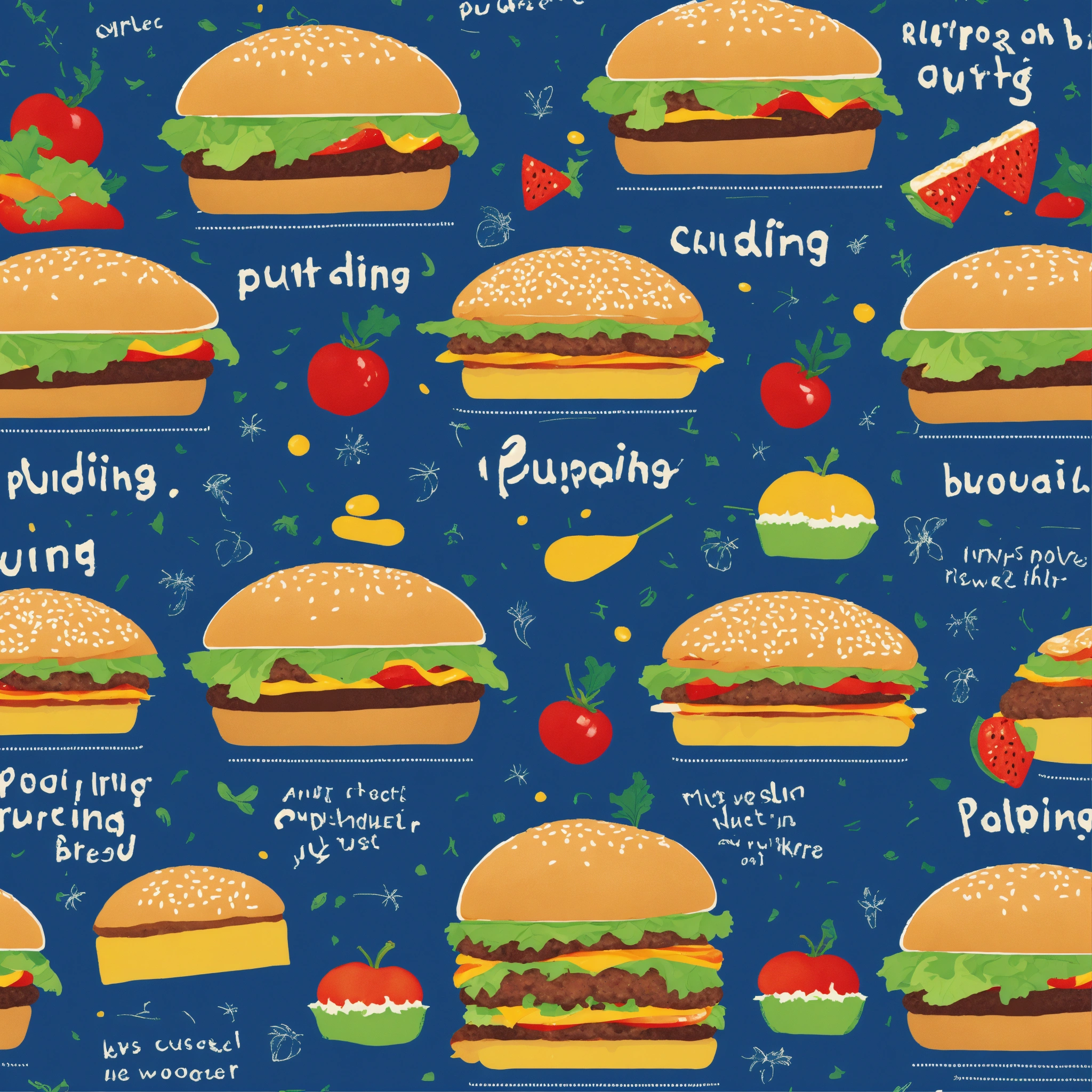 Lexica - Design burger wrapper pattern for a new ‘A crisper that can’t ...