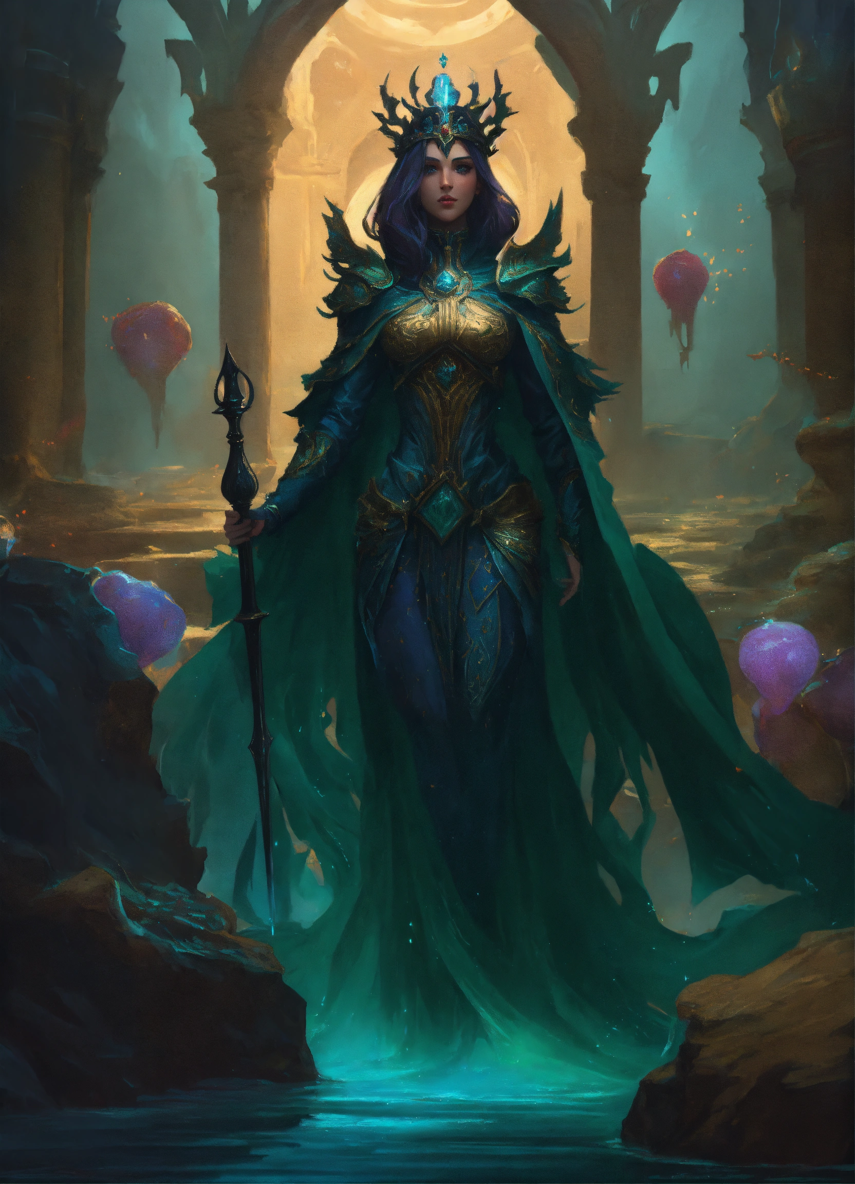 Lexica - D&D, fantasy, cinematic. Queen of the Abyss