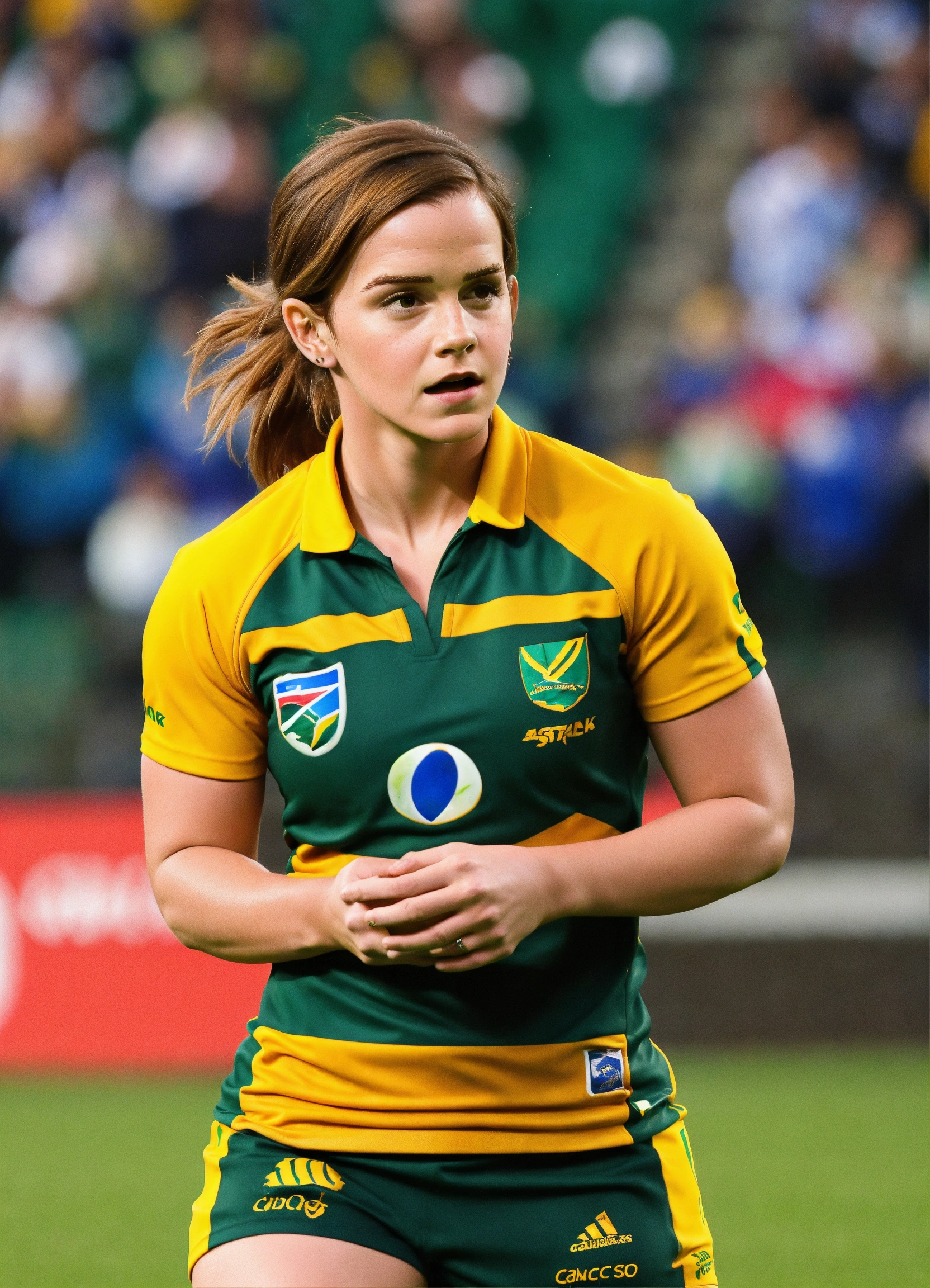 Lexica - Emma Watson playing rugby for the South Africa Springboks ...