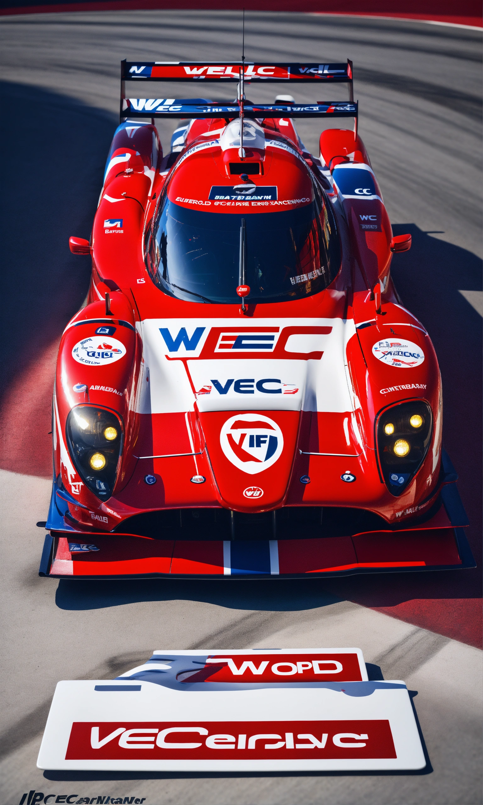 Lexica - WEC World endurance championship card VIP ID pass, red white ...