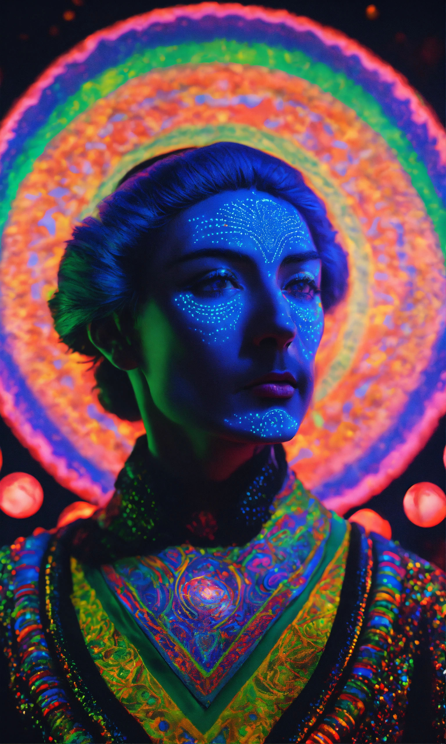 Lexica - Photorealistic 3D portrait of folk costume, of cosmic Alex ...