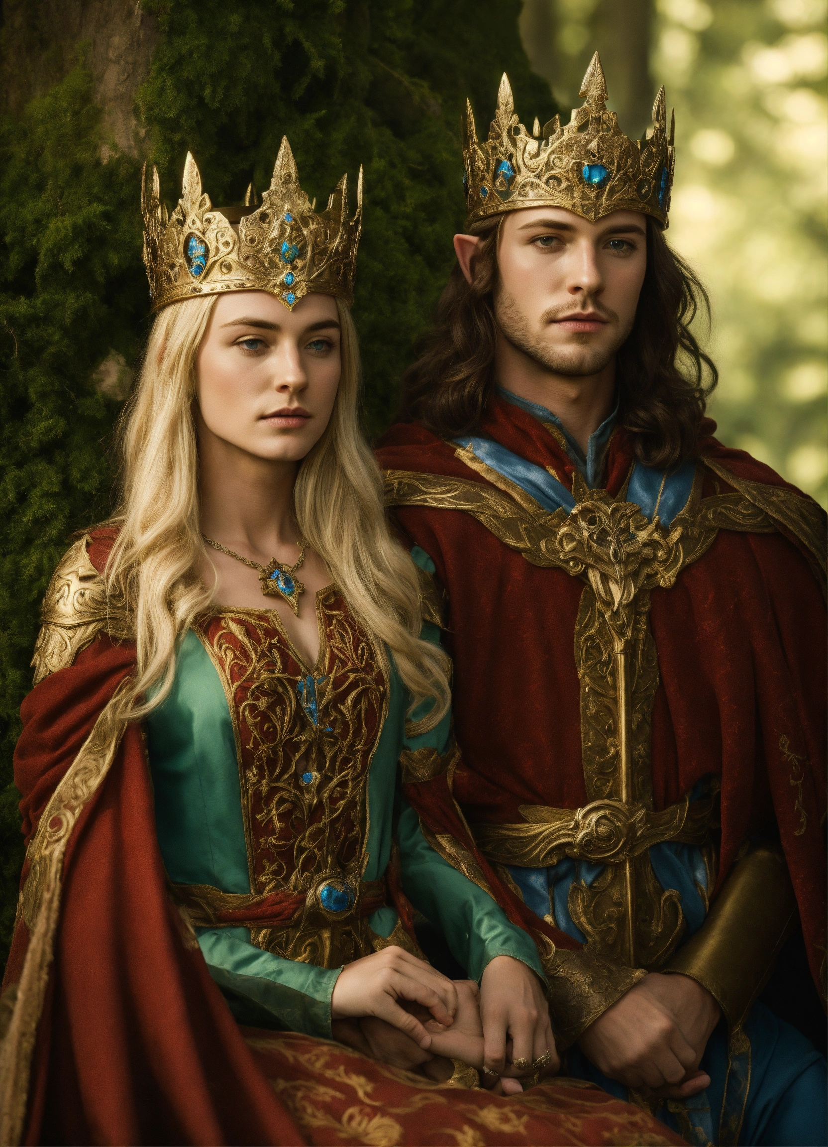 Lexica - Elven King and Queen, King arthur style
