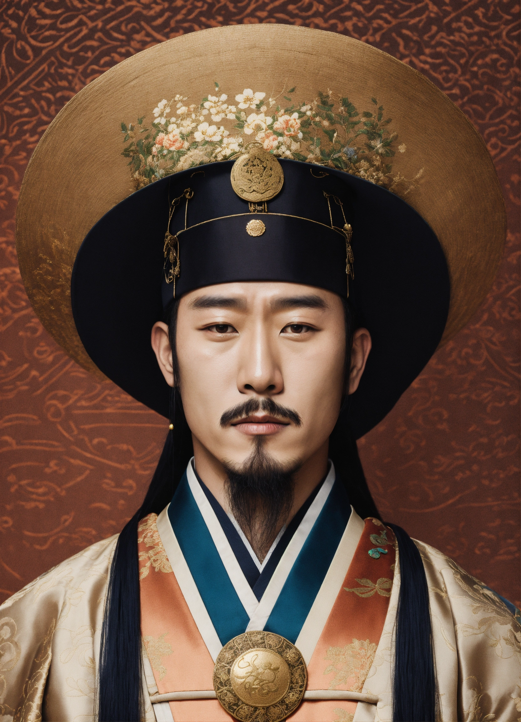 Lexica - The king of Joseon wears traditional Korean clothes and a ...