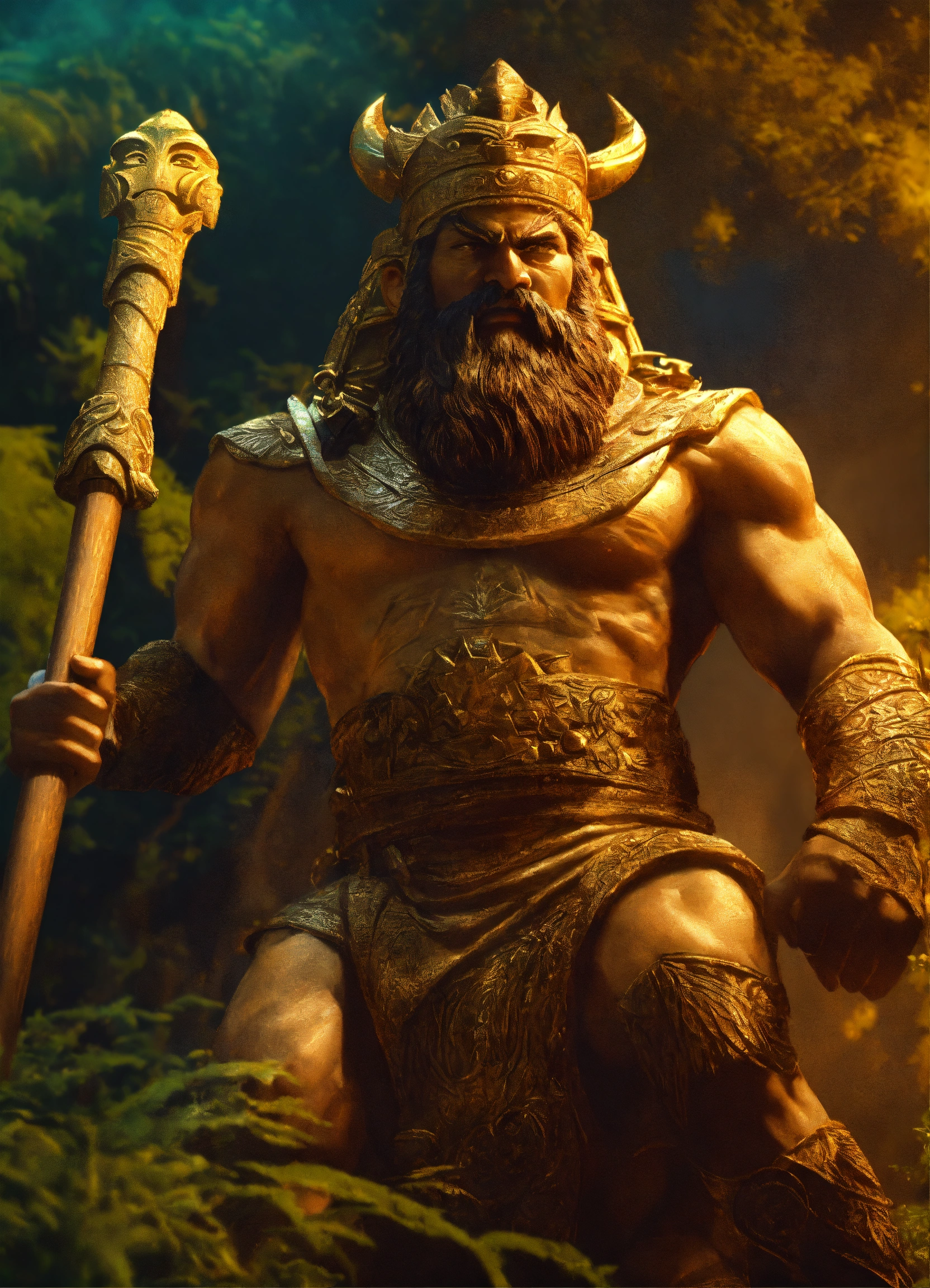 Lexica - Sumerian king Gilgamesh kills the monster Humbaba, who lives ...