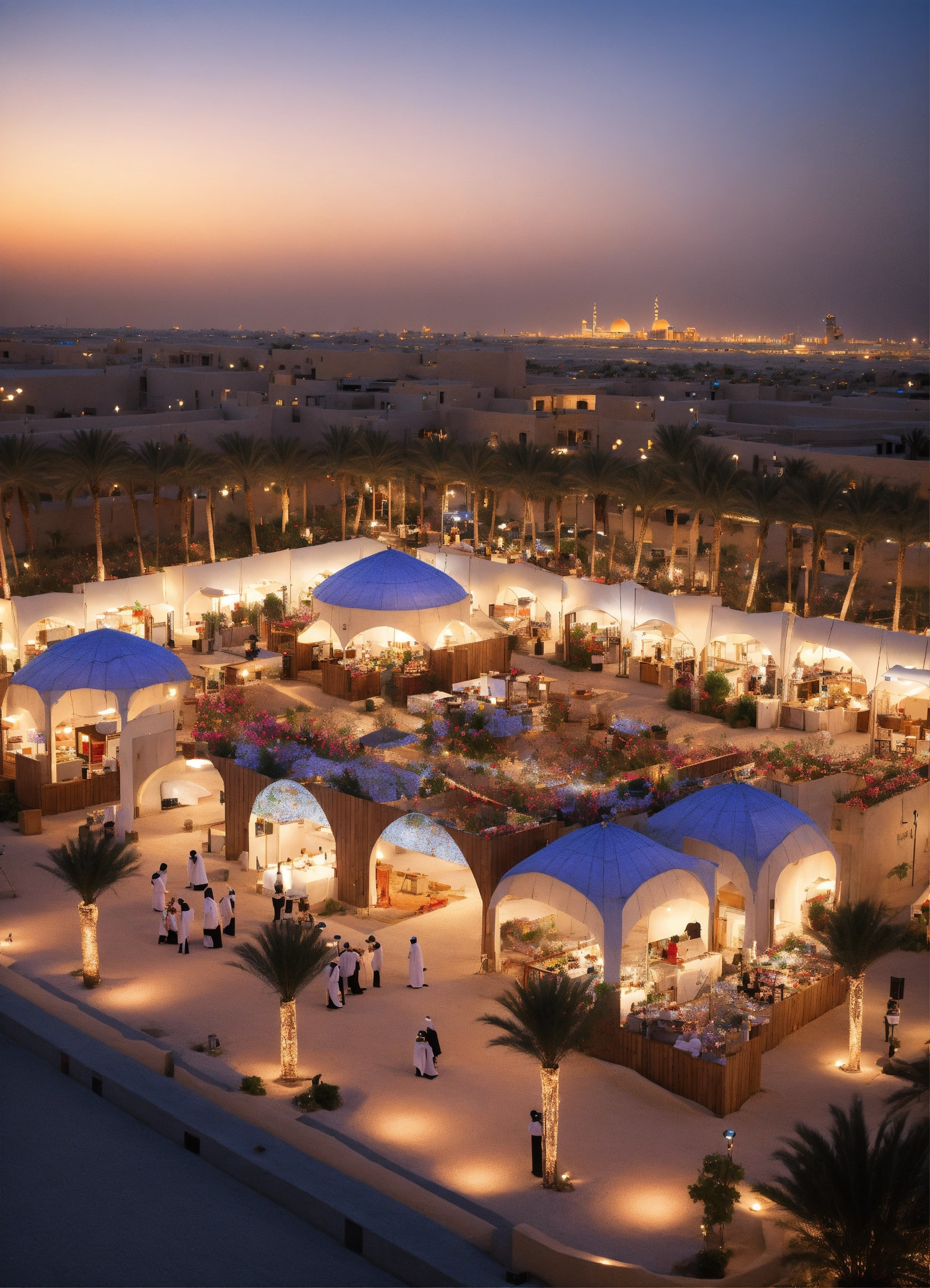 Lexica - Visualize a vibrant scene at the 'Taste of Bahrain' Food ...