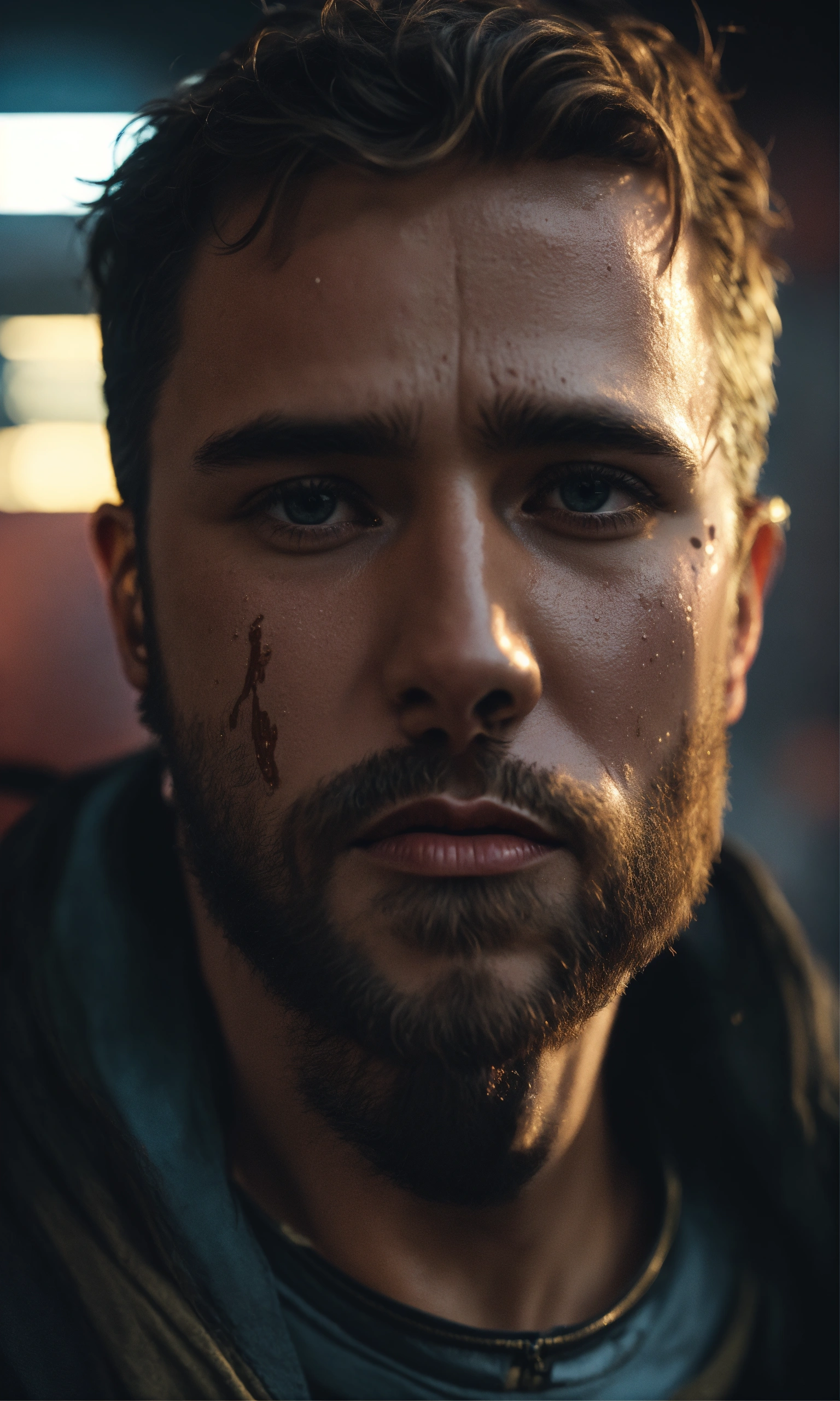 Lexica - Cinematic photo devastated man, realistic details, ultra 8k