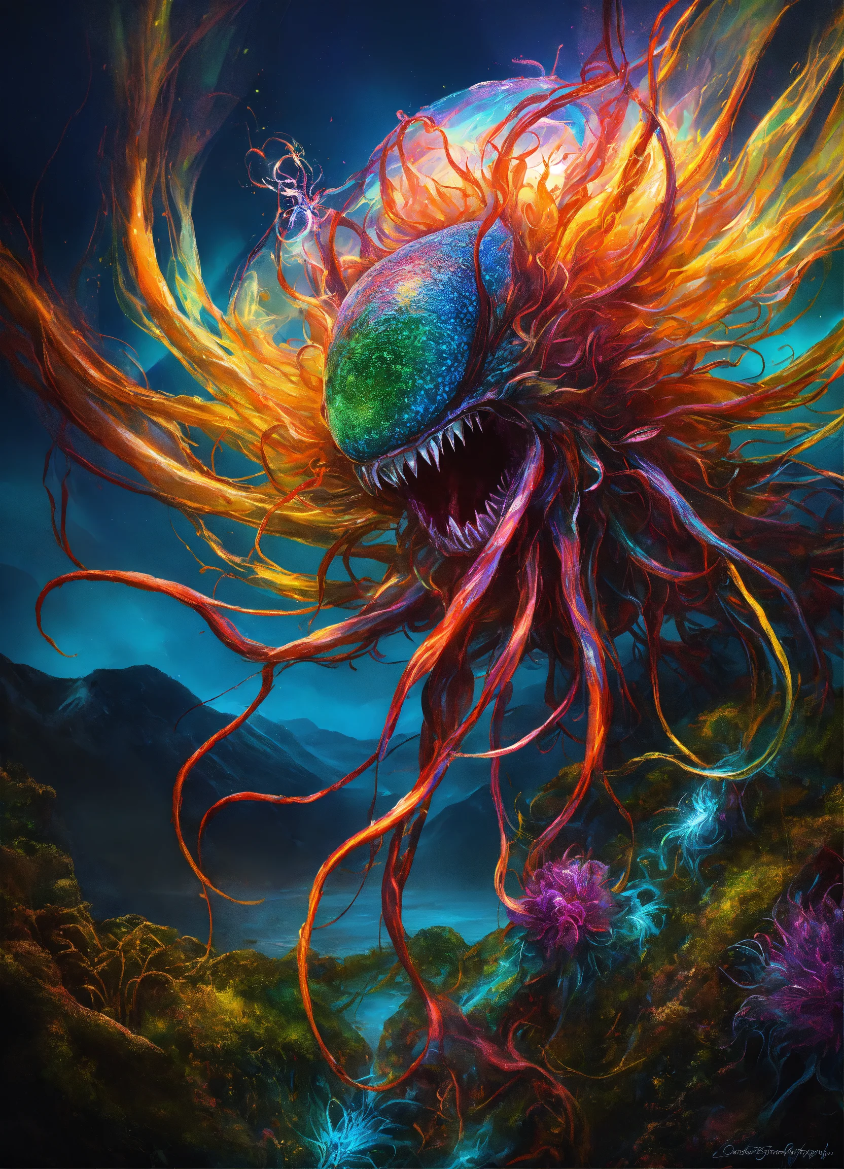 Lexica - A dazzlingly shimmering sonic symbiote radiates bioluminescent ...