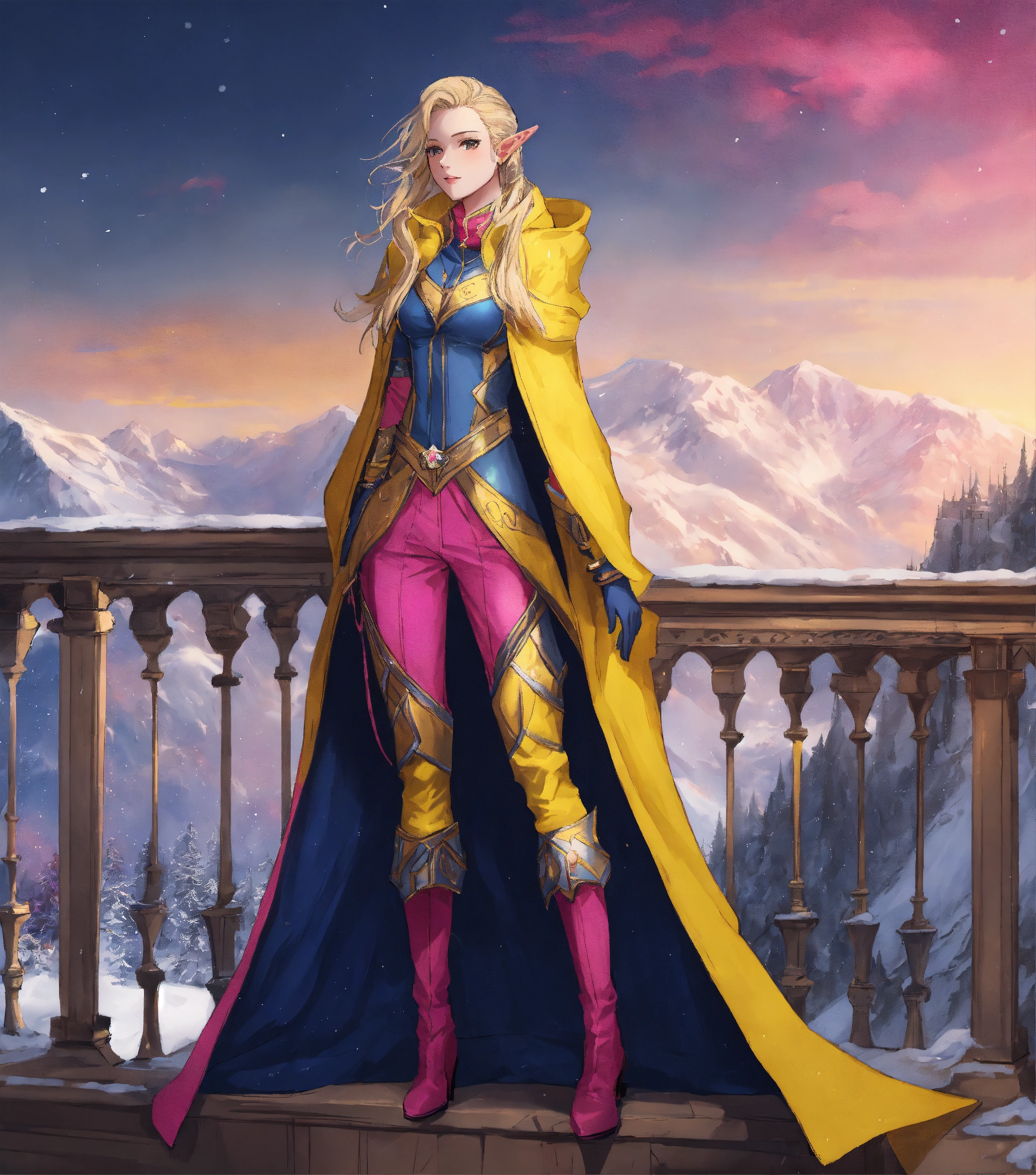 Lexica - Full body drawing of a sci fi high elf, royalty, futuristic ...