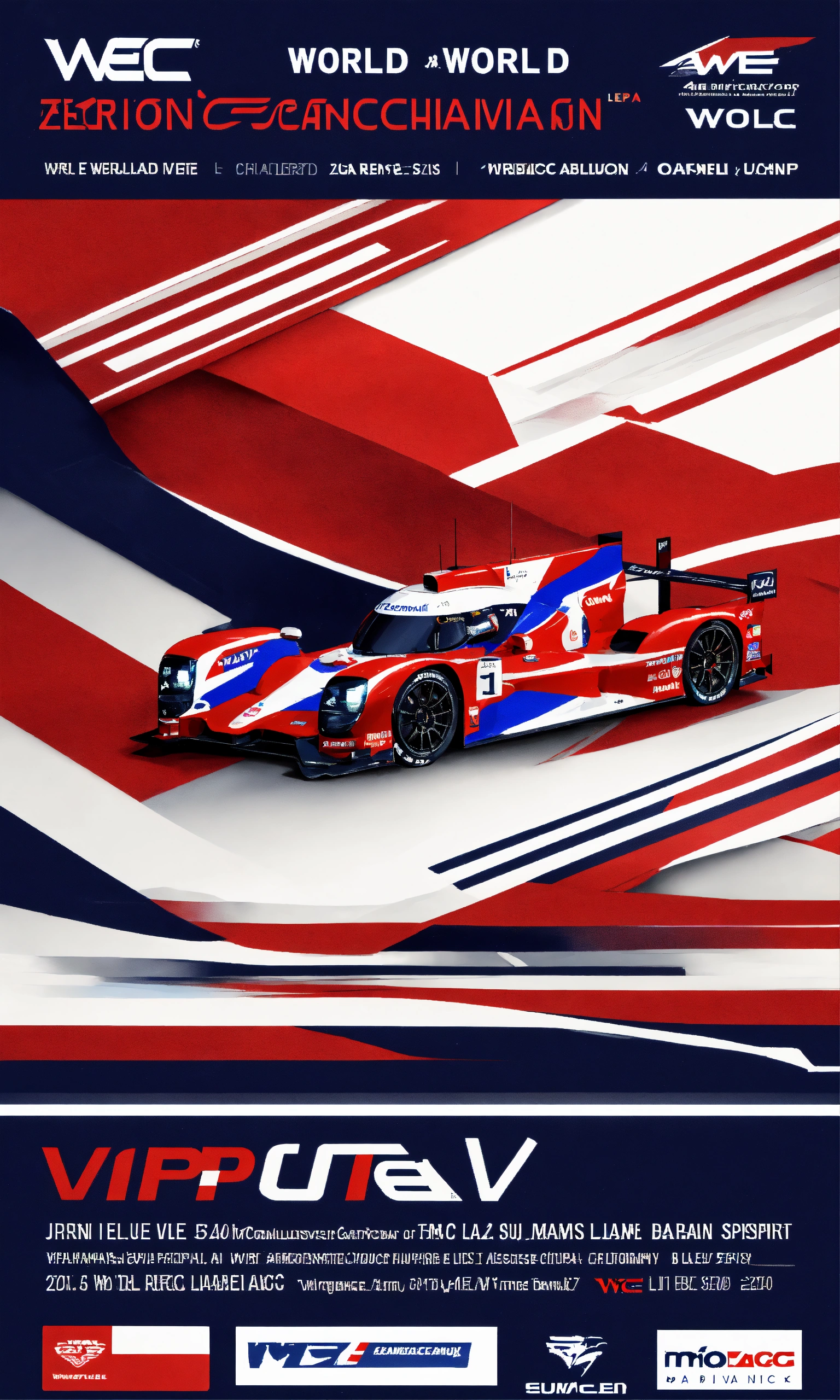 Lexica - WEC World endurance championship card VIP ID pass, red white ...
