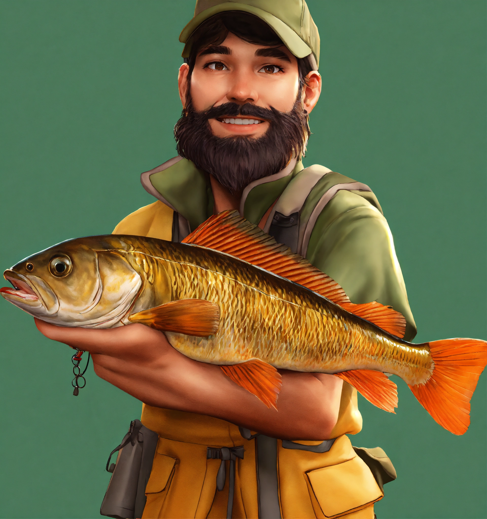 Lexica - Realistic fisher men