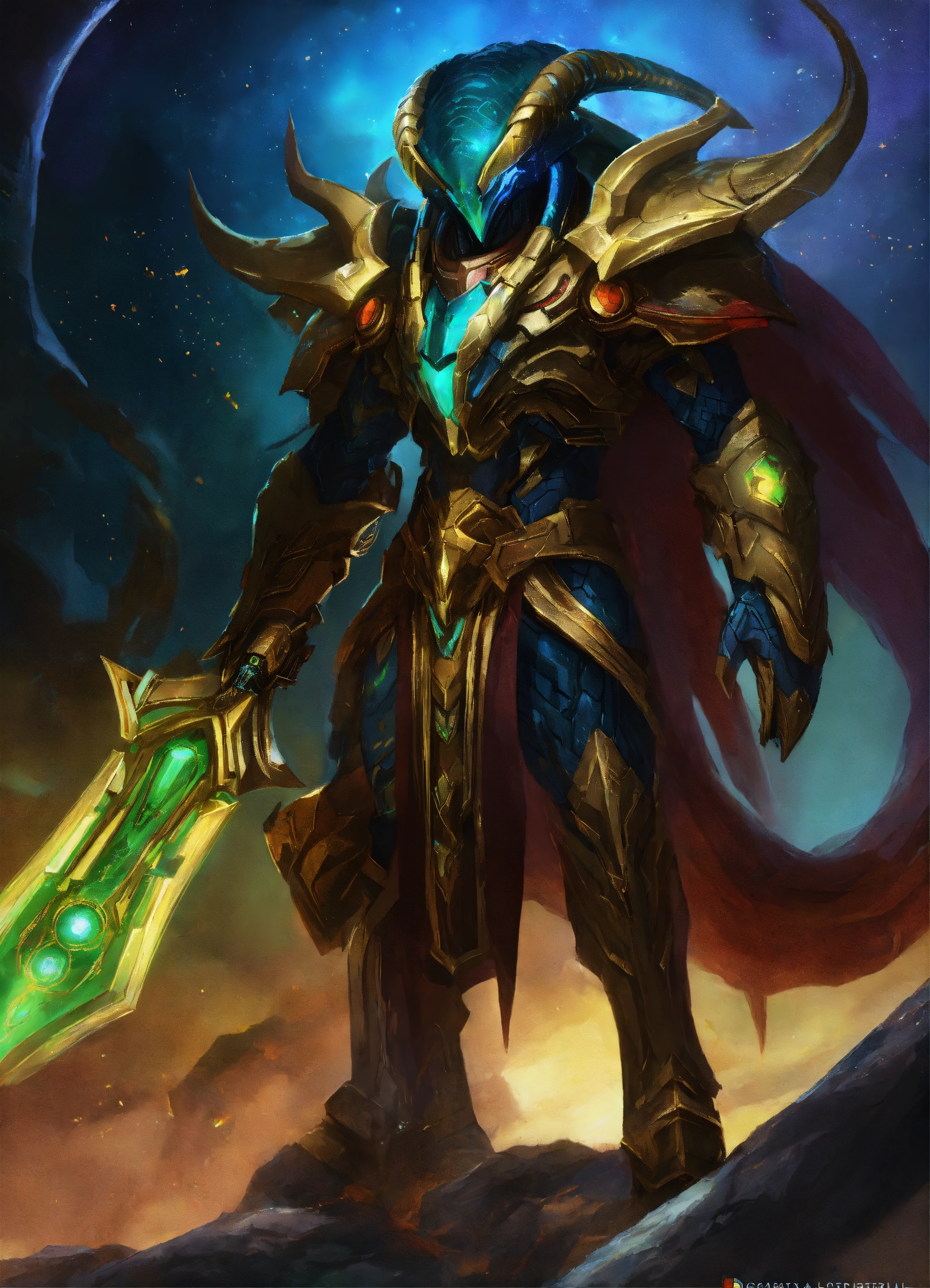 Lexica - Legacy of the void Xel'naga Amon, Starcraft xel'naga art