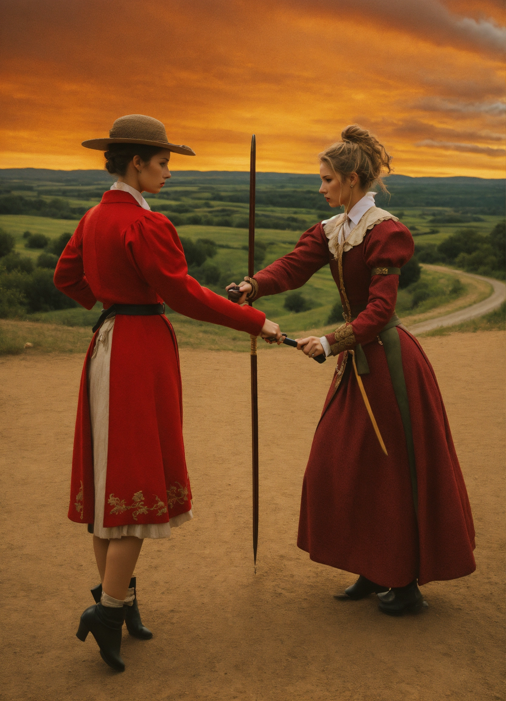 Lexica - 2 duelling women