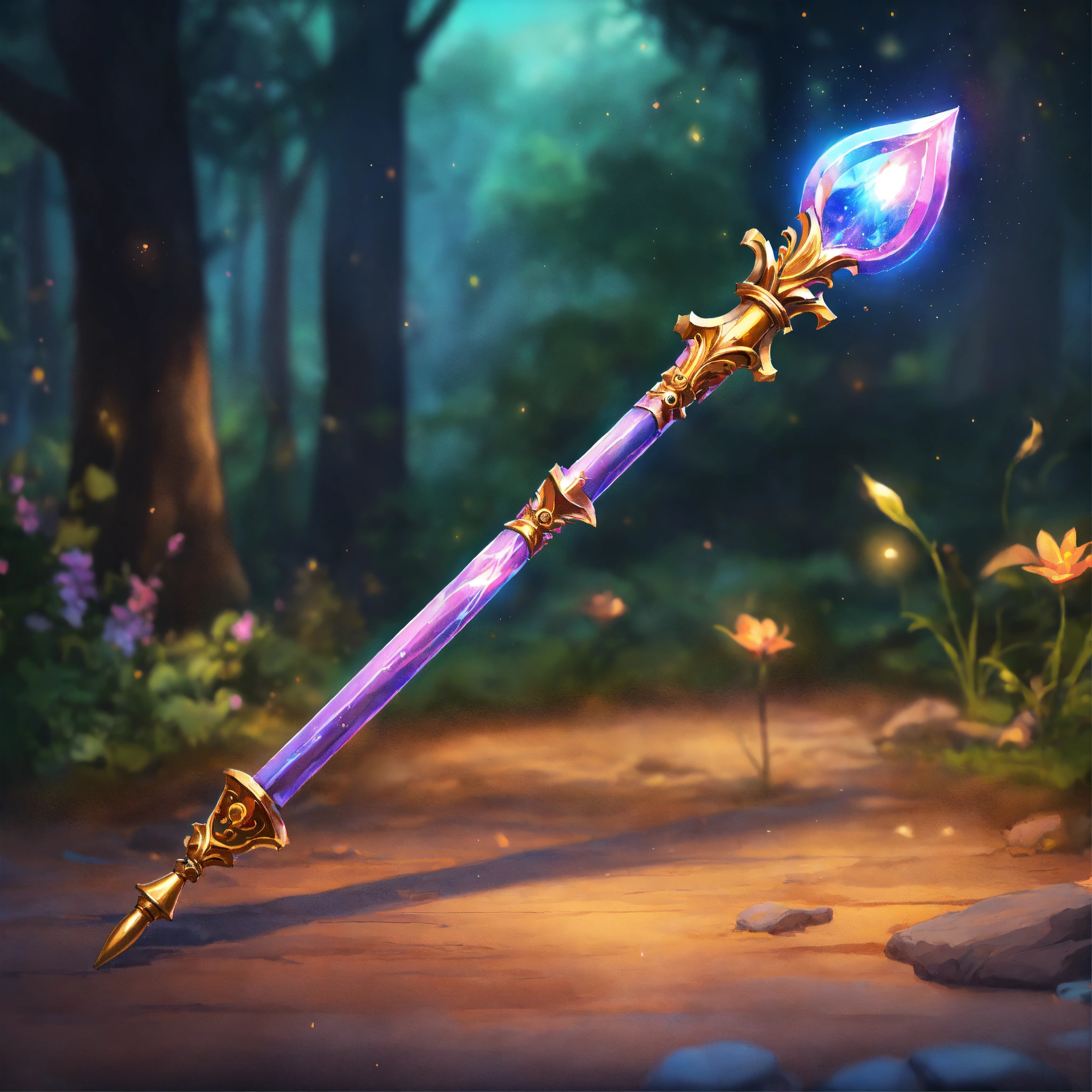 Lexica - Fantasy magic wand, isolate objects, realistic cartoon oil ...