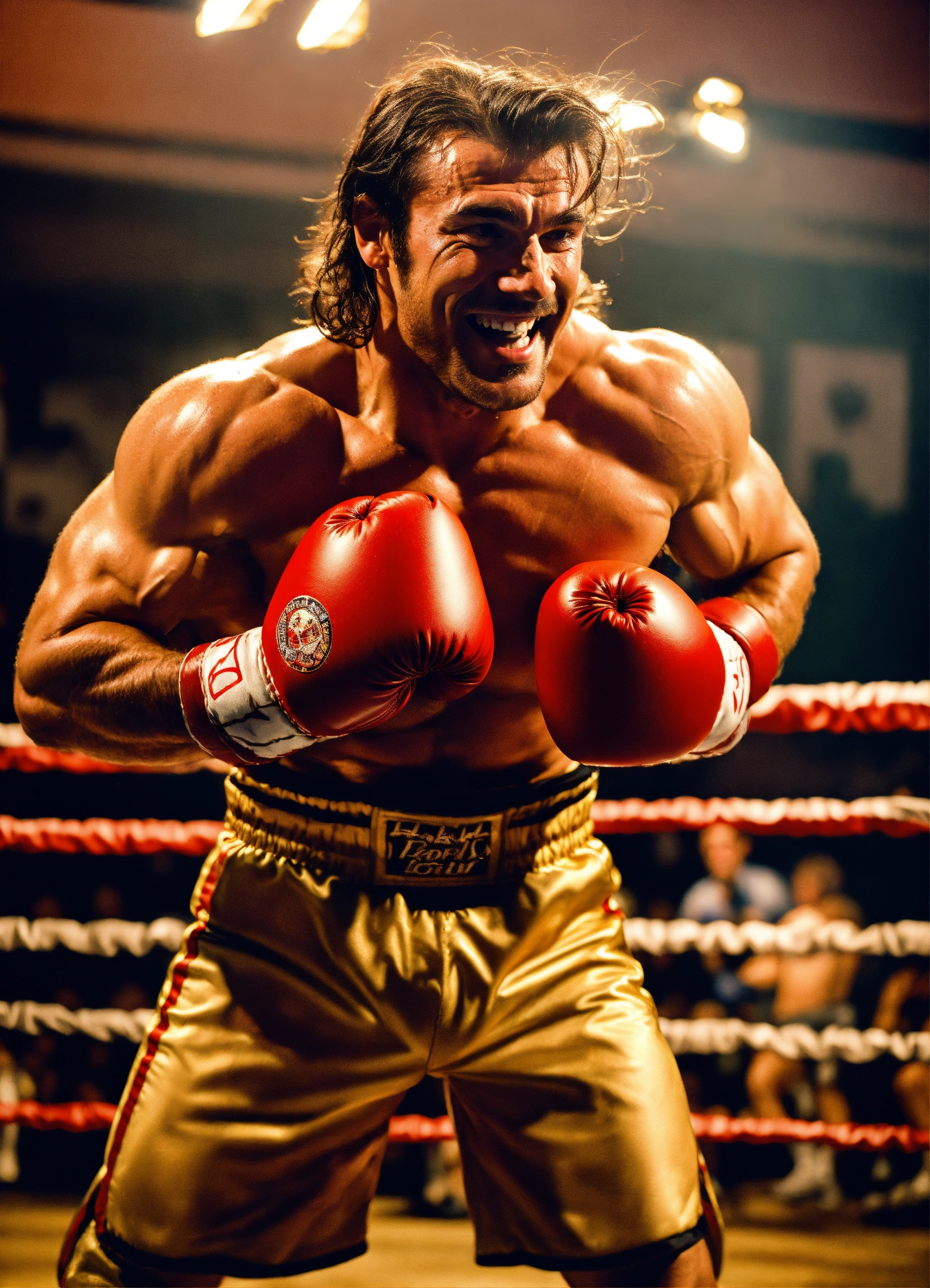 Lexica - Fabio, musclebound, boxer, Boxing Ring, Victory, Happy, Sweaty ...