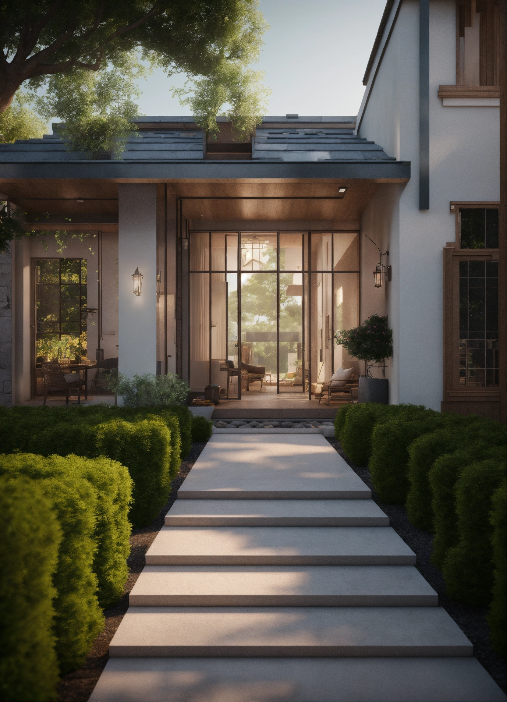 Lexica - Classic house exterior clean look, cinematic photos, ultra ...