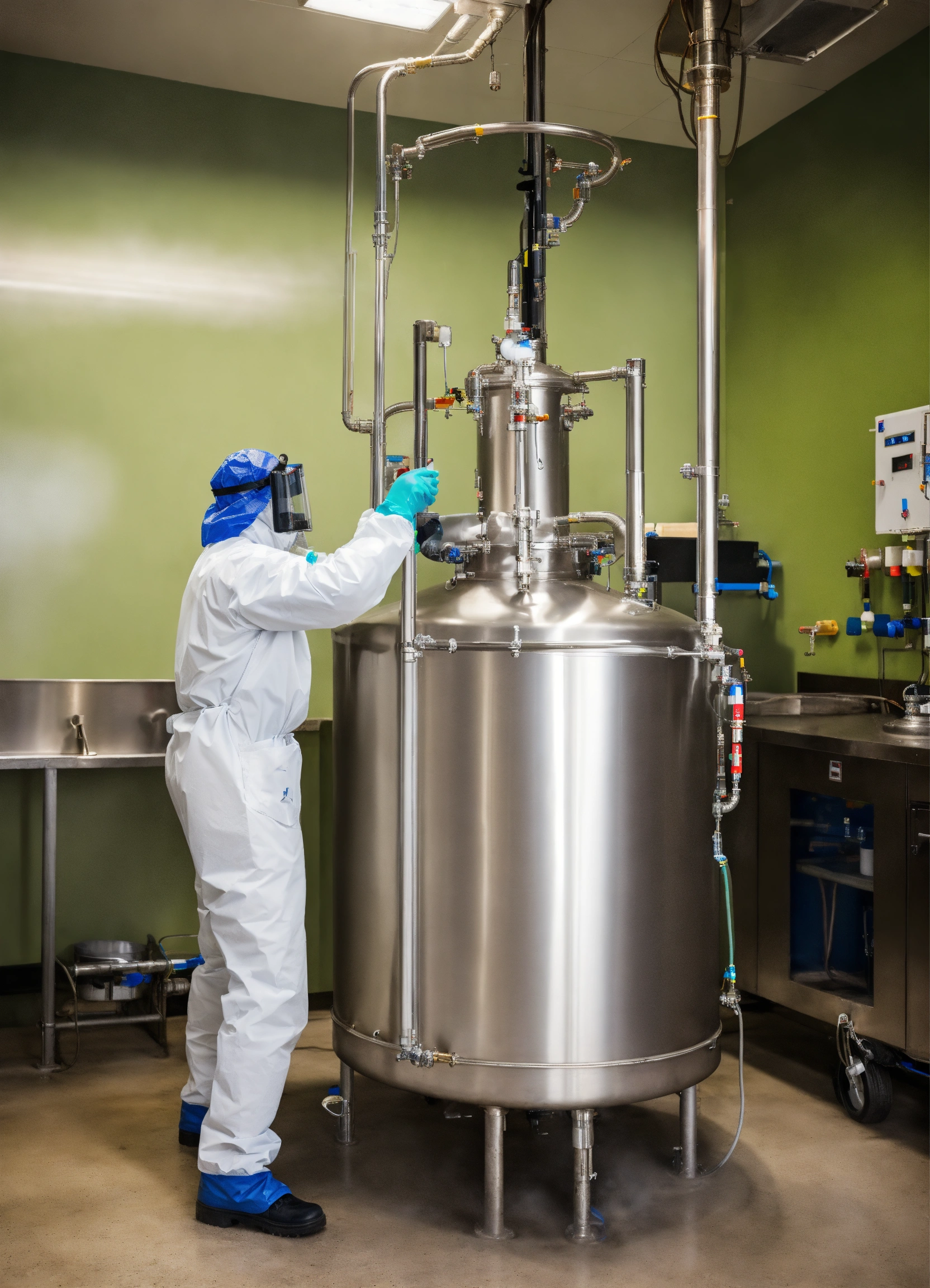 Lexica - Liquid nitrogen storage tank in biological laboratory, pulling ...