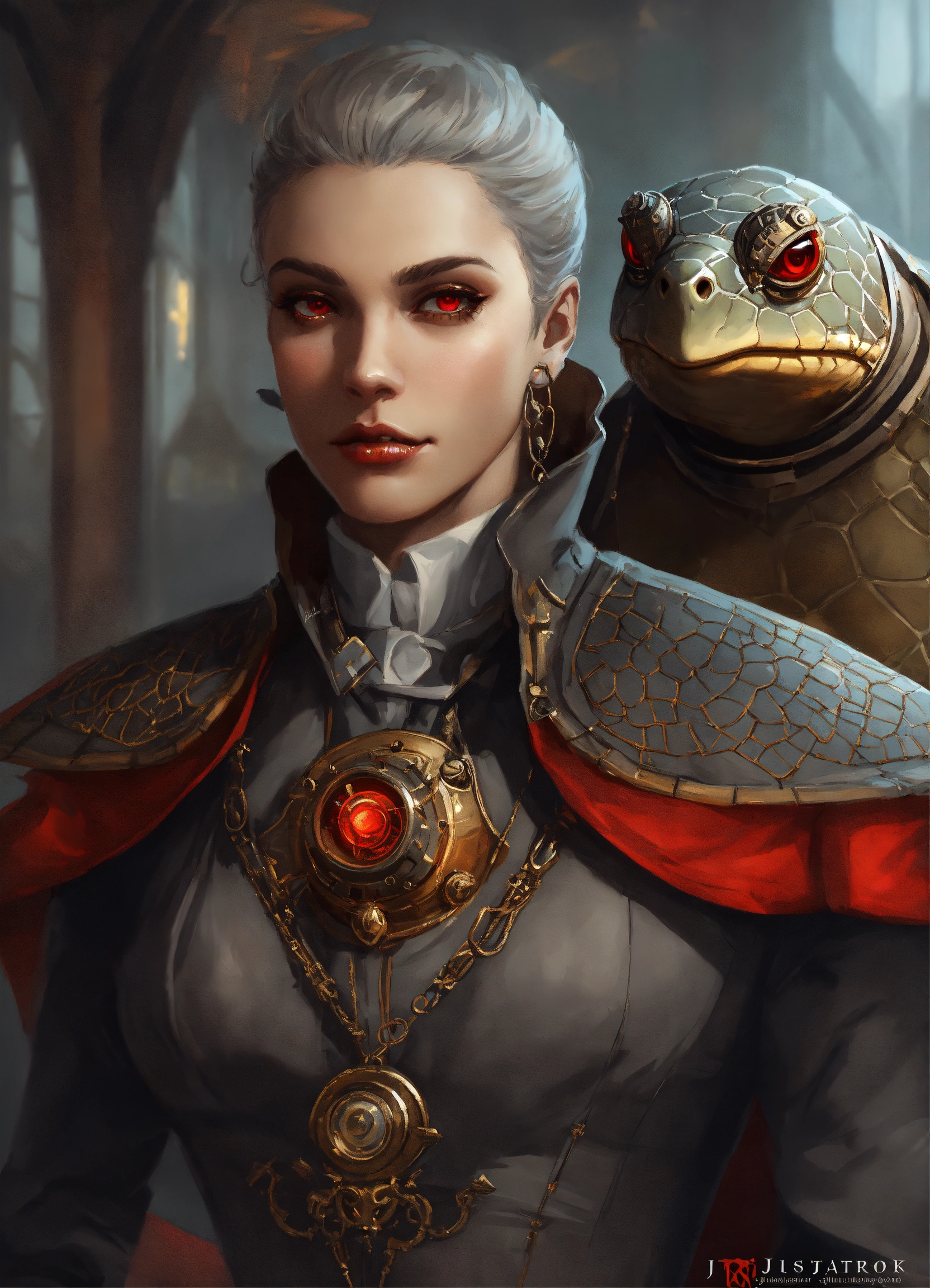 Lexica - A detailed portrait of male and female solid grey color grey ...