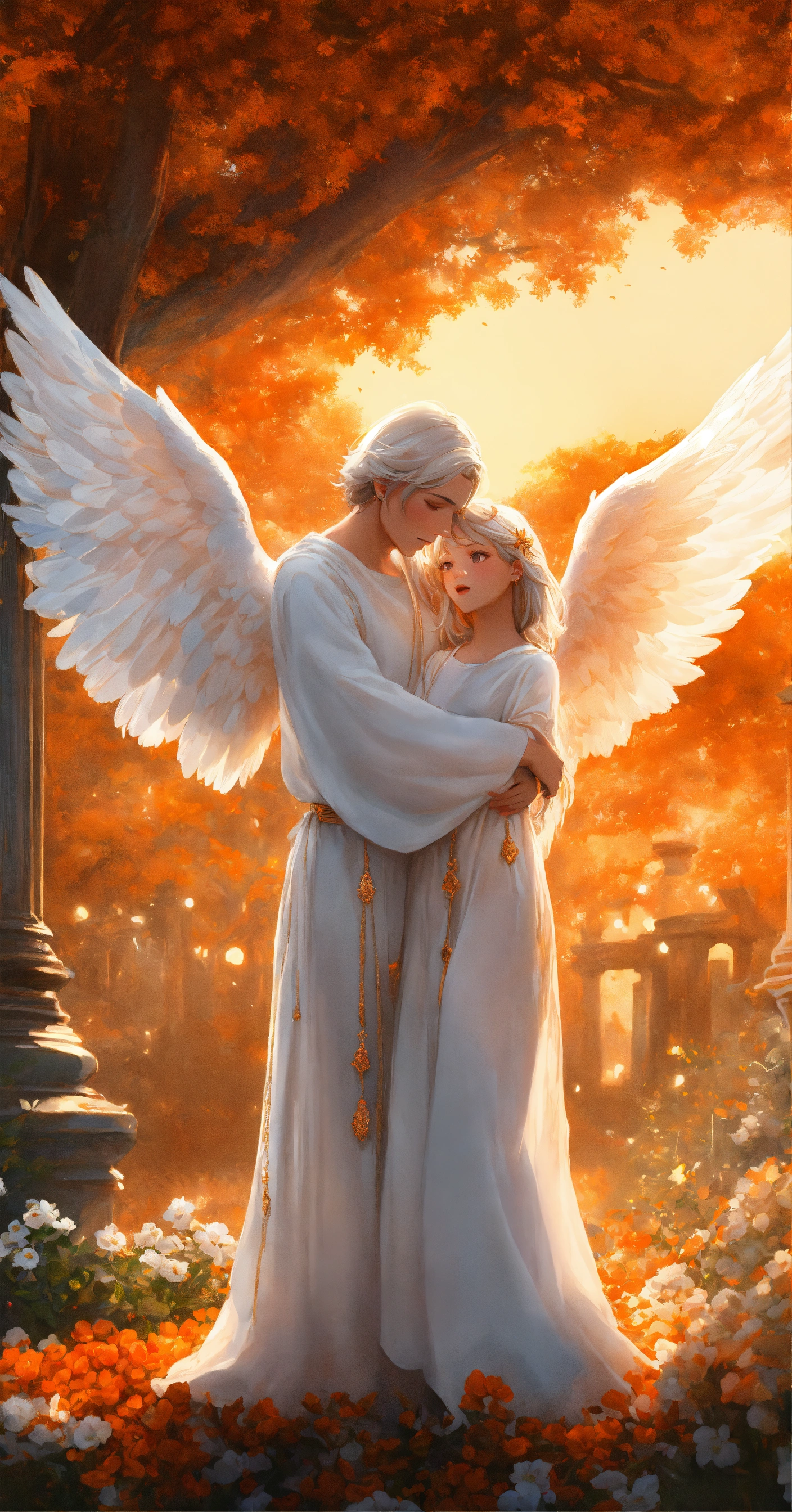 Lexica - 2 Guardian Angels, one is a boy and the other angel is a 7 ...