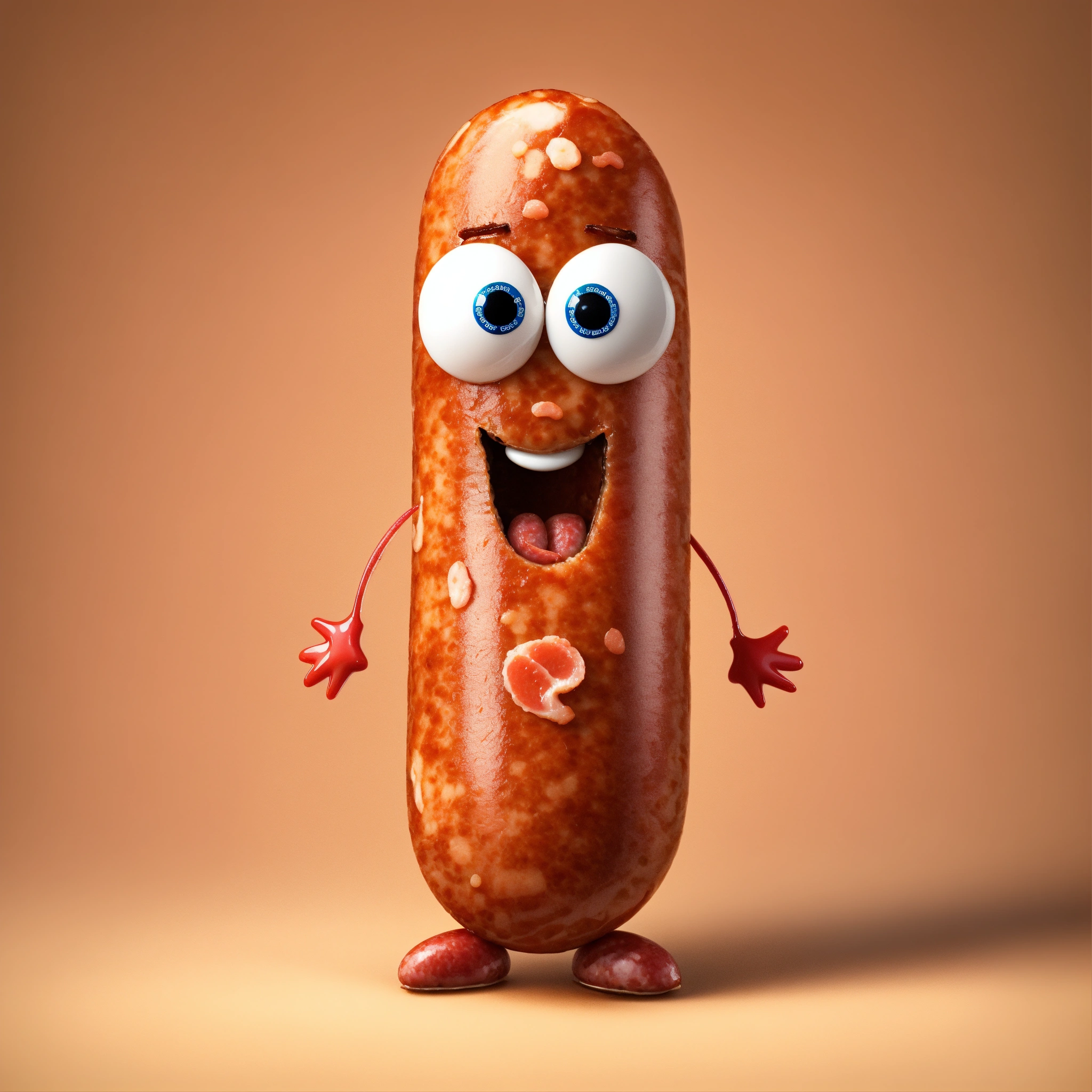 Lexica - Photorealistic sausage in a pyiama, funny, cartoon, 8k, q2