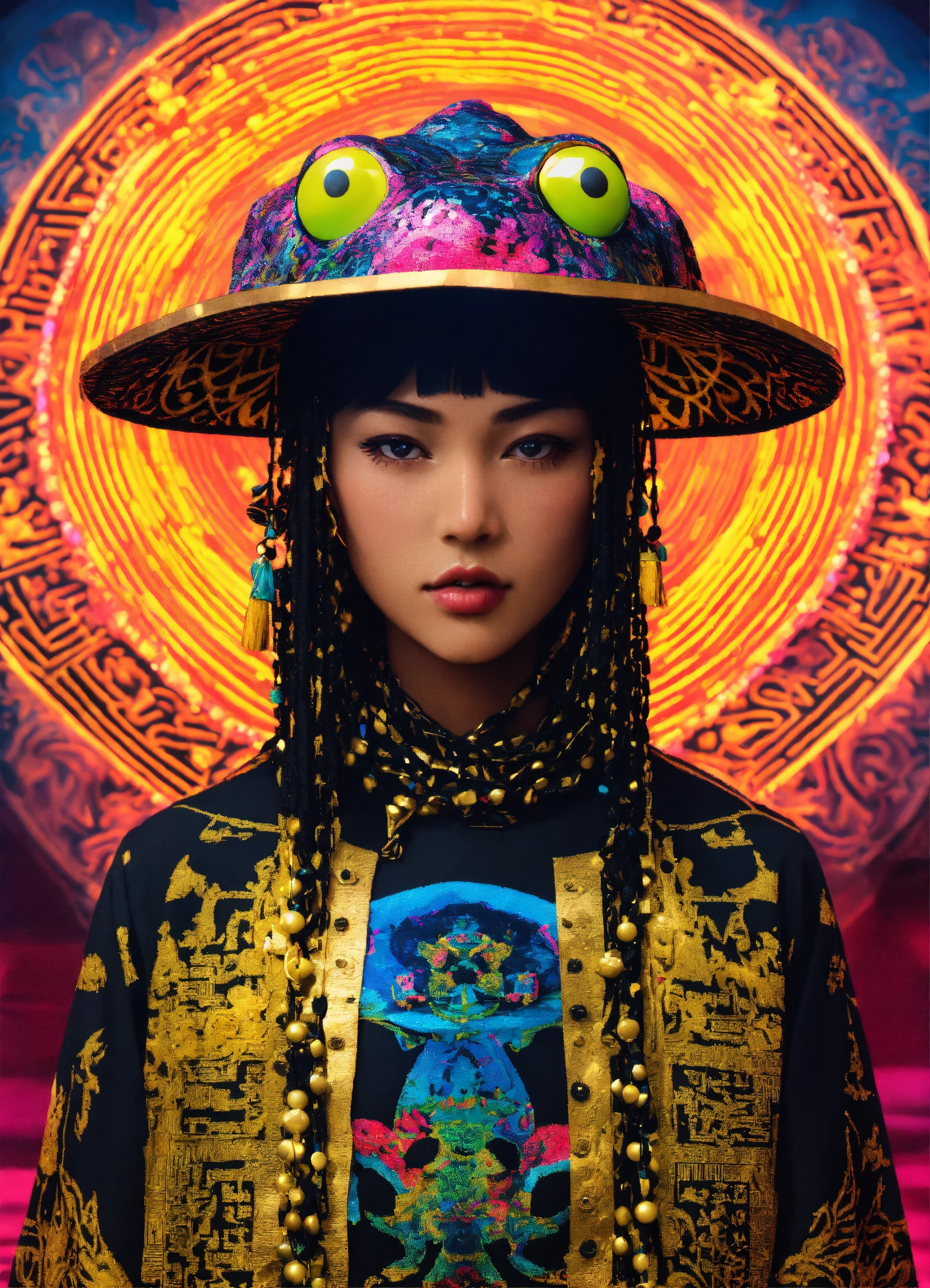 Lexica - Full body portrait A toad made out of a 3d black and sapphire ...