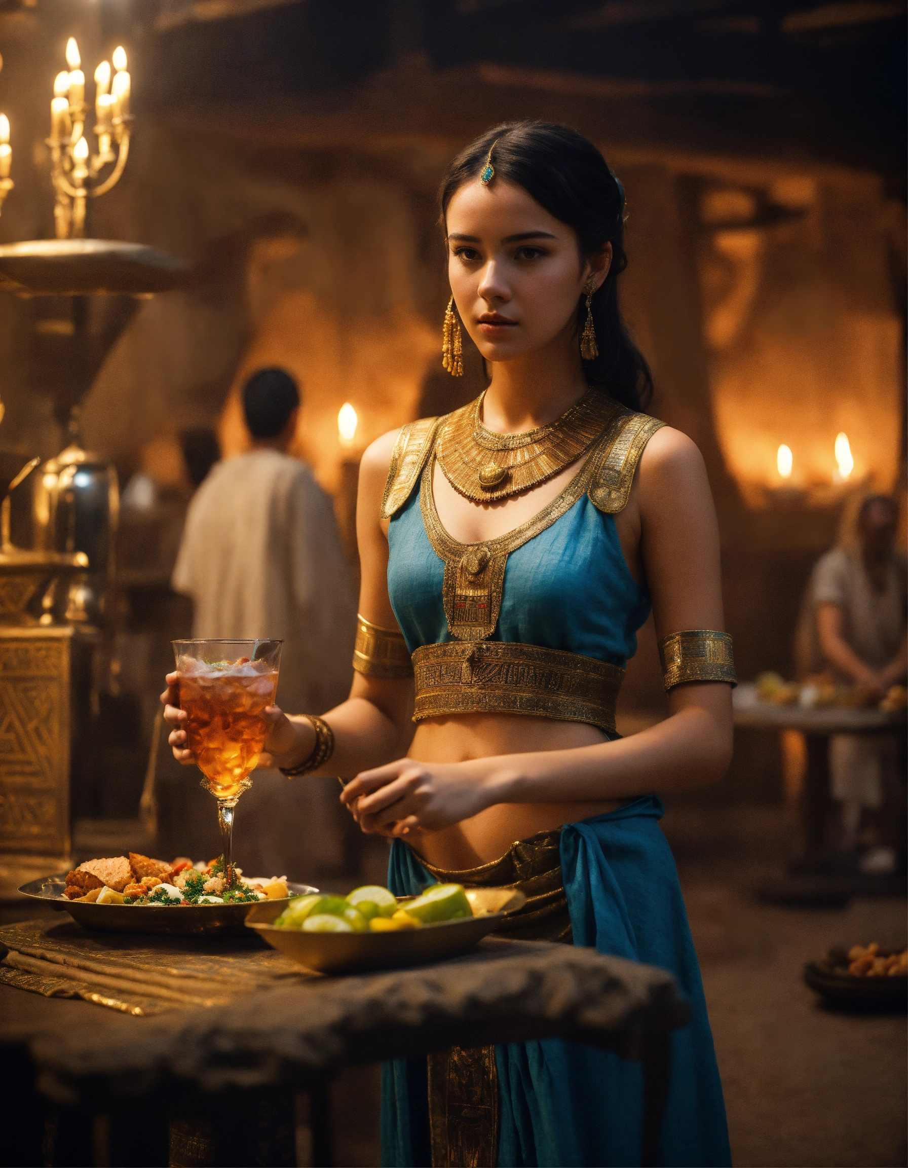 Lexica - An epic fantasy scene featuring a beautiful 16-years old girl ...