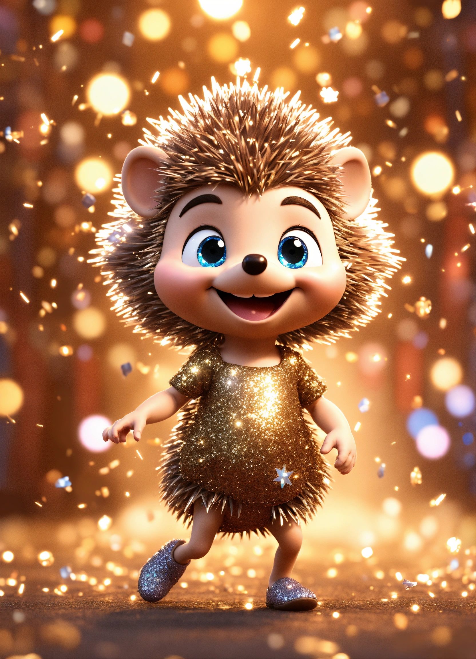Lexica - Disney cartoon character, chibi, kind hedgehog glittery ...