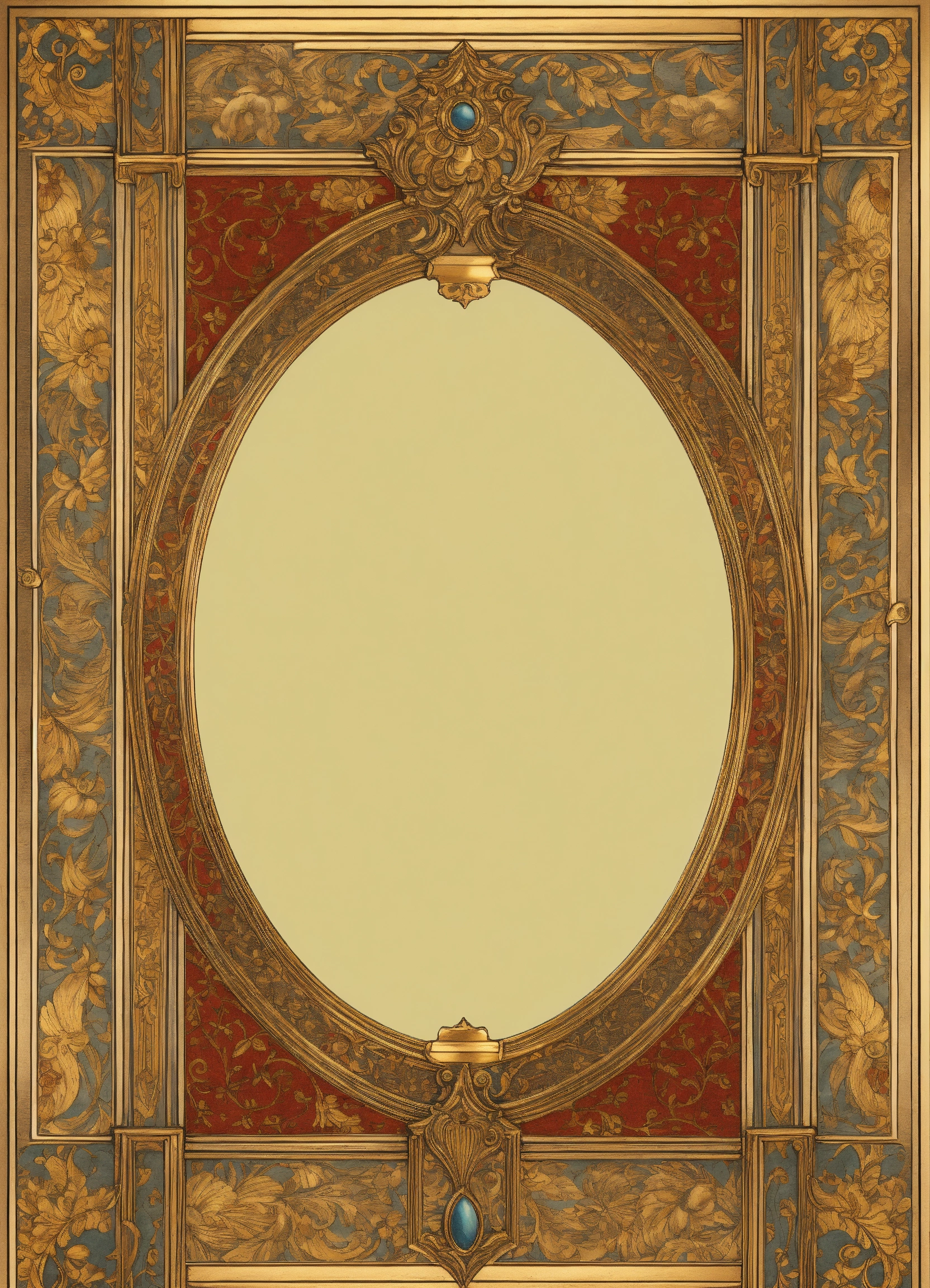 Lexica - Tarot frame adorned with intricate and highly detailed ...