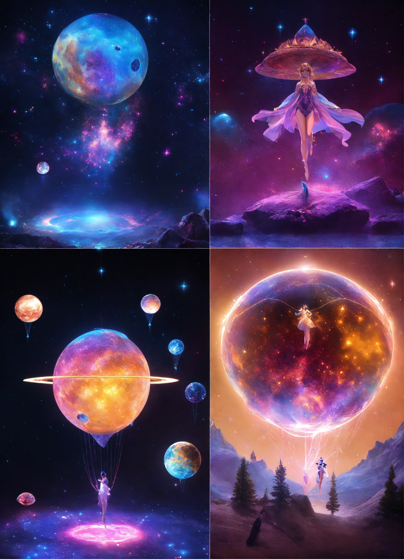 Lexica - Stellar Cosmic Creatures Immerse yourself in a celestial ...