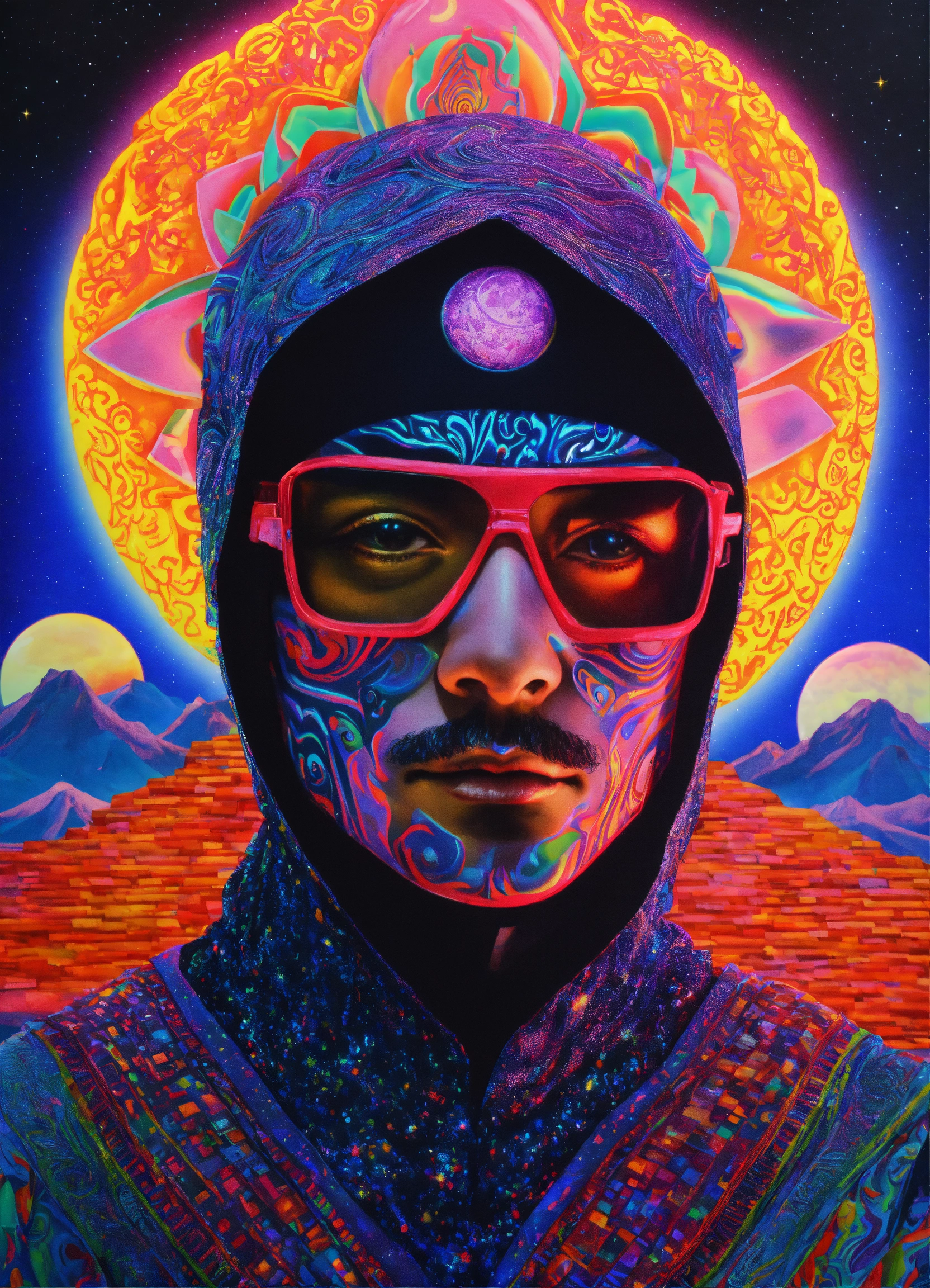 Lexica - Photorealistic 3D portrait of Ninja in a folk costume, of ...