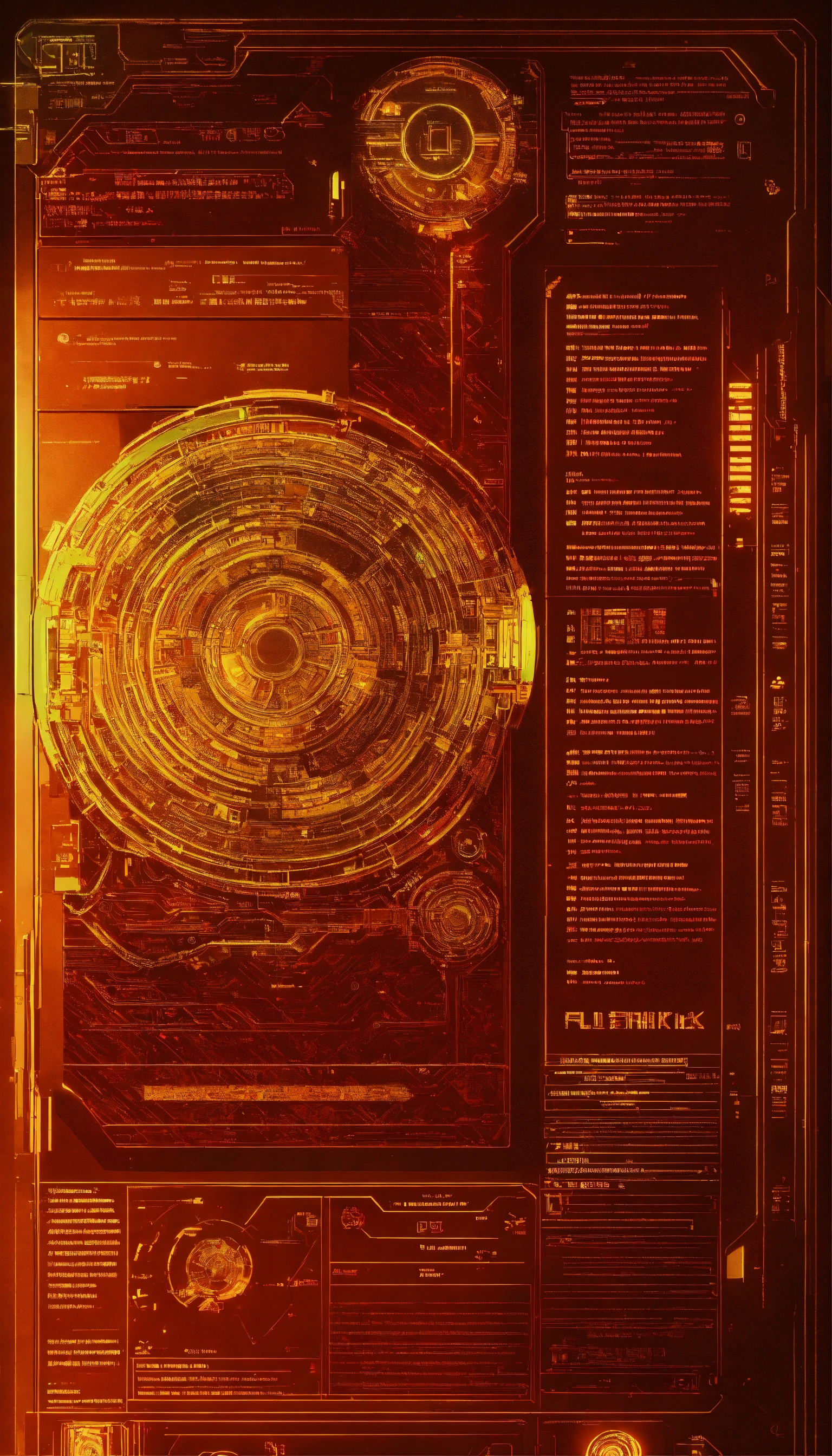 Lexica - Futuristic paper document, cyberpunk style, 4k, ultra-detailed