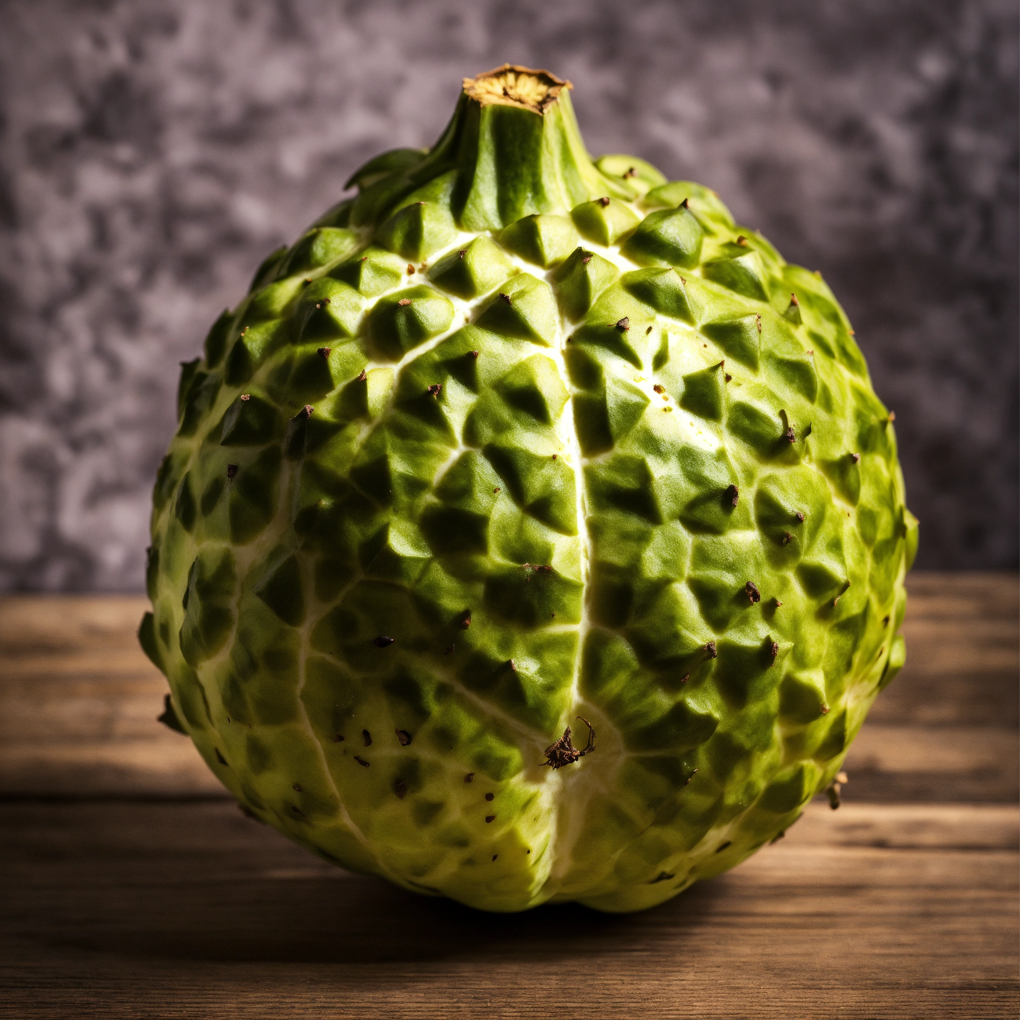 Lexica - Ripe cherimoya fruit in photo studio