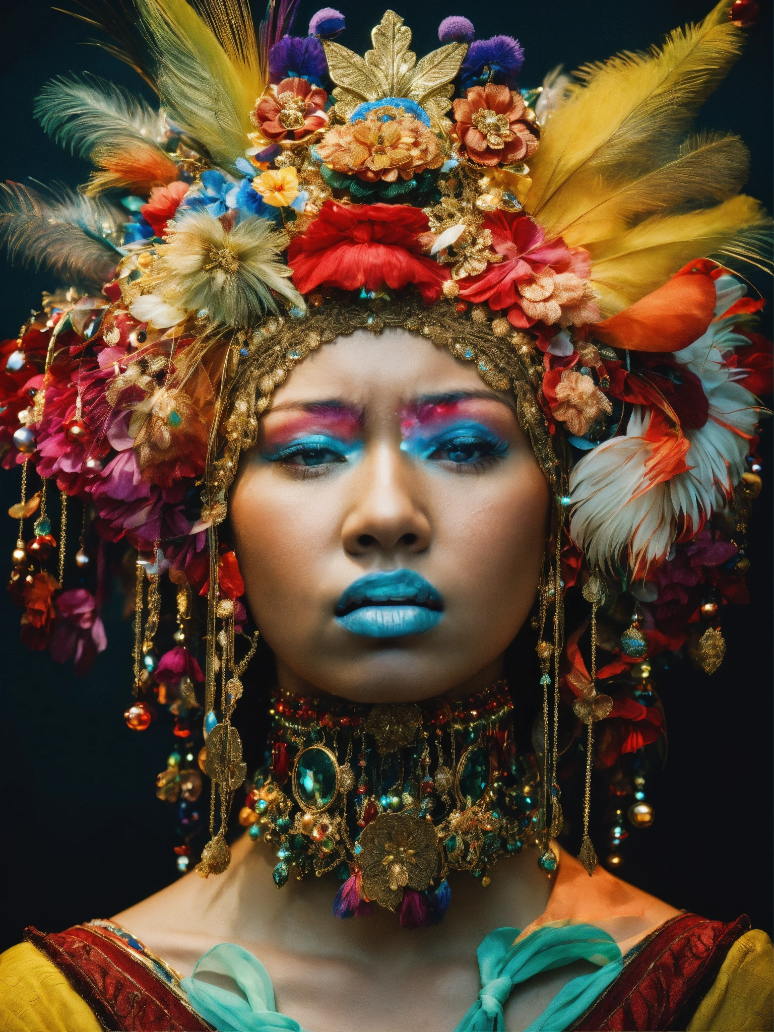 Lexica - A panel of photographs of people's faces, each with anger ...