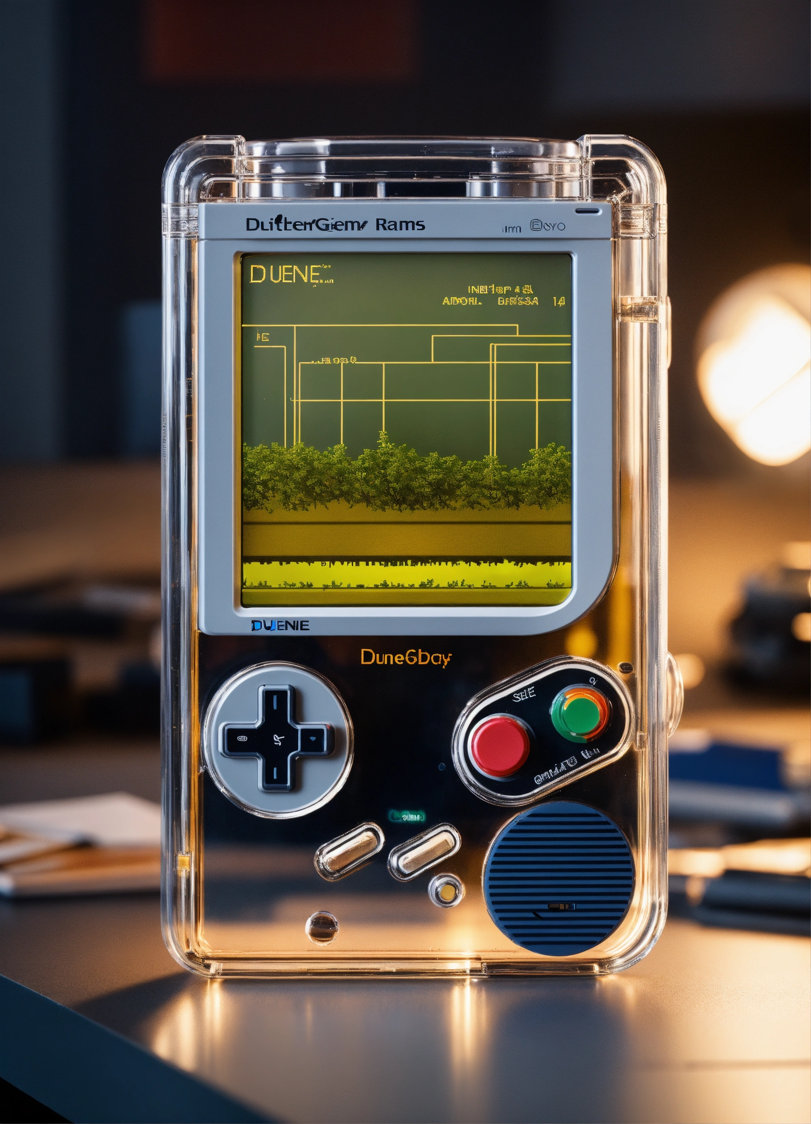 Lexica - A see through polycarbonate game boy designed by dieter rams ...
