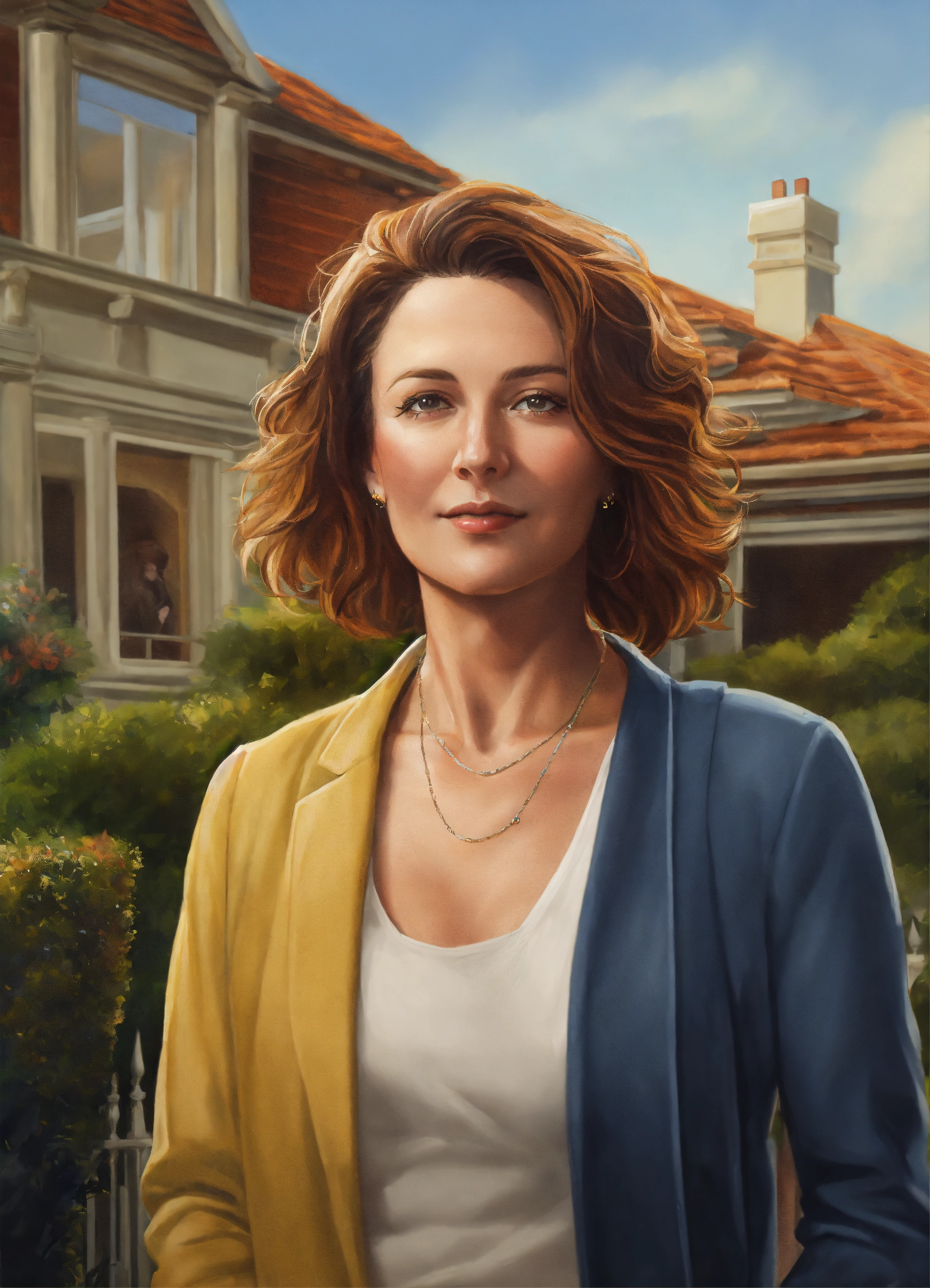 Lexica - Outdoor portrait of a 45-year-old white the average Australian ...