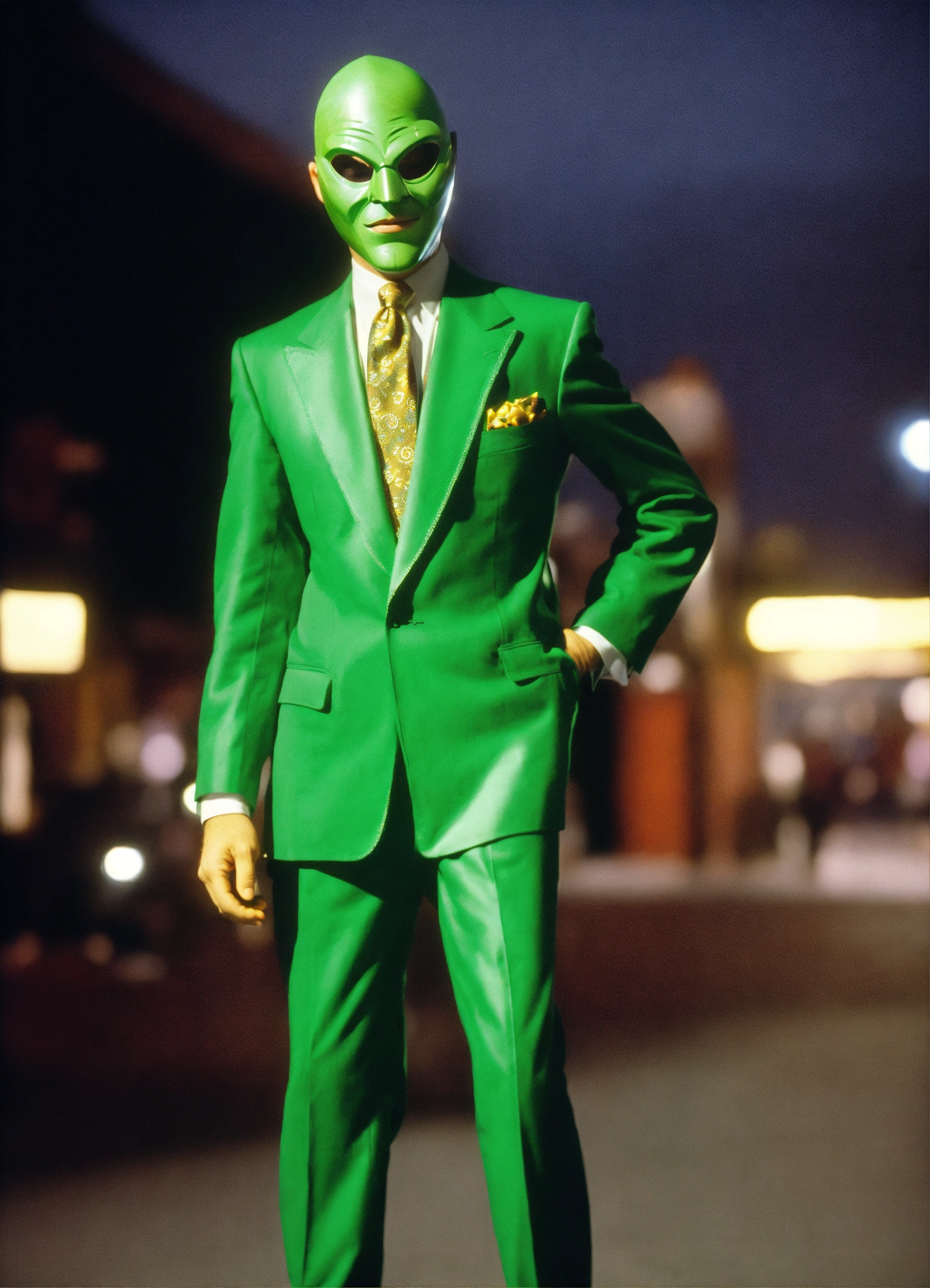 Lexica - Stanley ipkiss the mask 1994 green bald suit