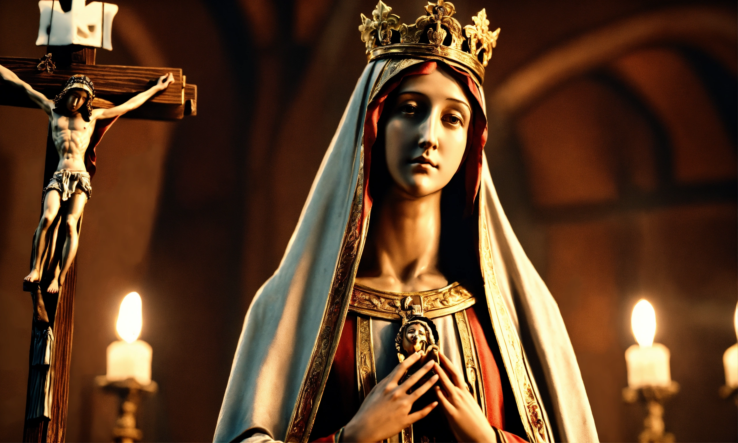 Lexica - The Virgin Mary, mother of Jesus, at the foot of the cross ...