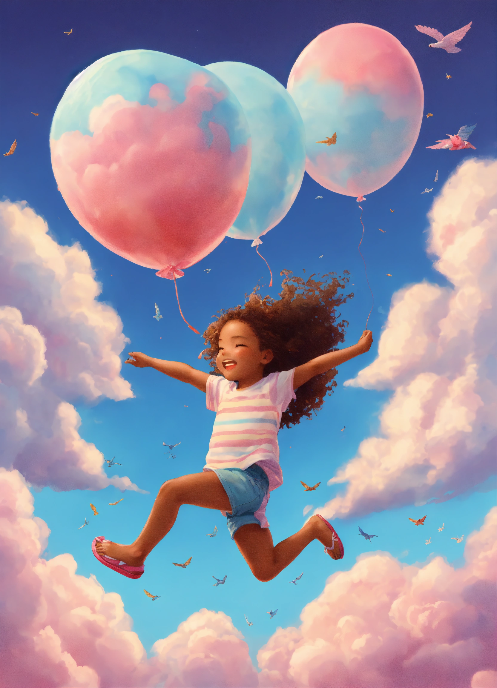 Lexica - A heartwarming digital illustration showcasing a child's ...