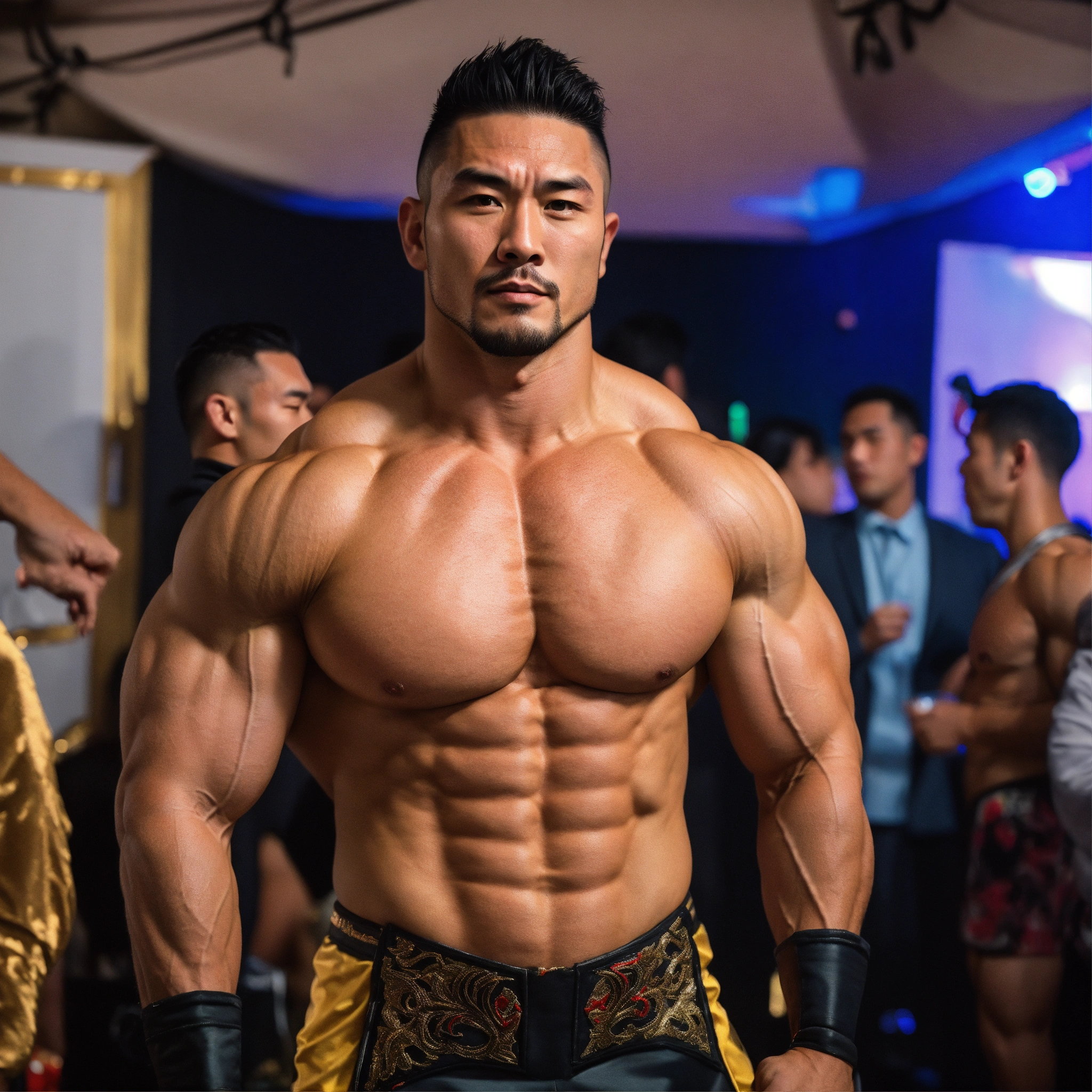 Lexica - 30-year-old man with big muscles, big bodybuilder, body like a ...