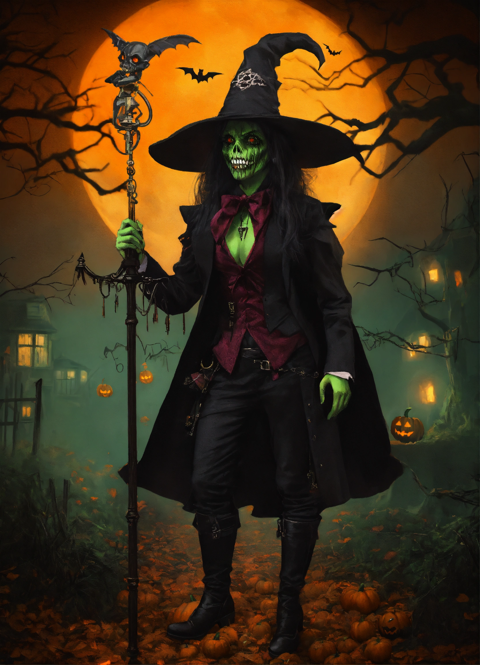 Lexica - Create me the most scary halloween goth spooky goblin