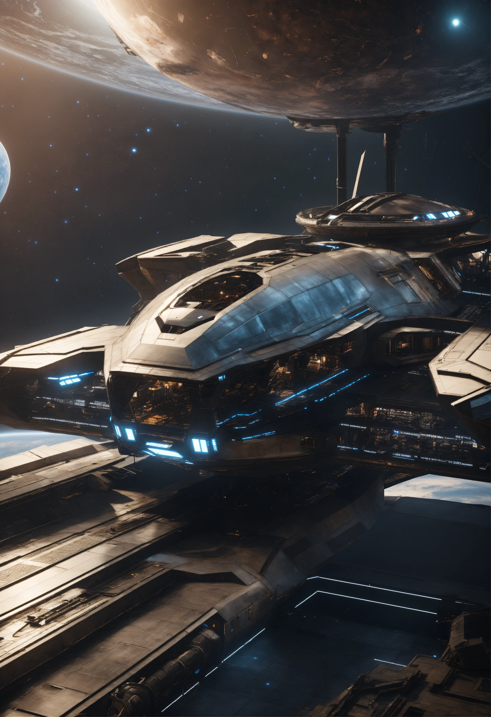 Lexica - Ultra futuristic design starship Designed by 8k resolution ...