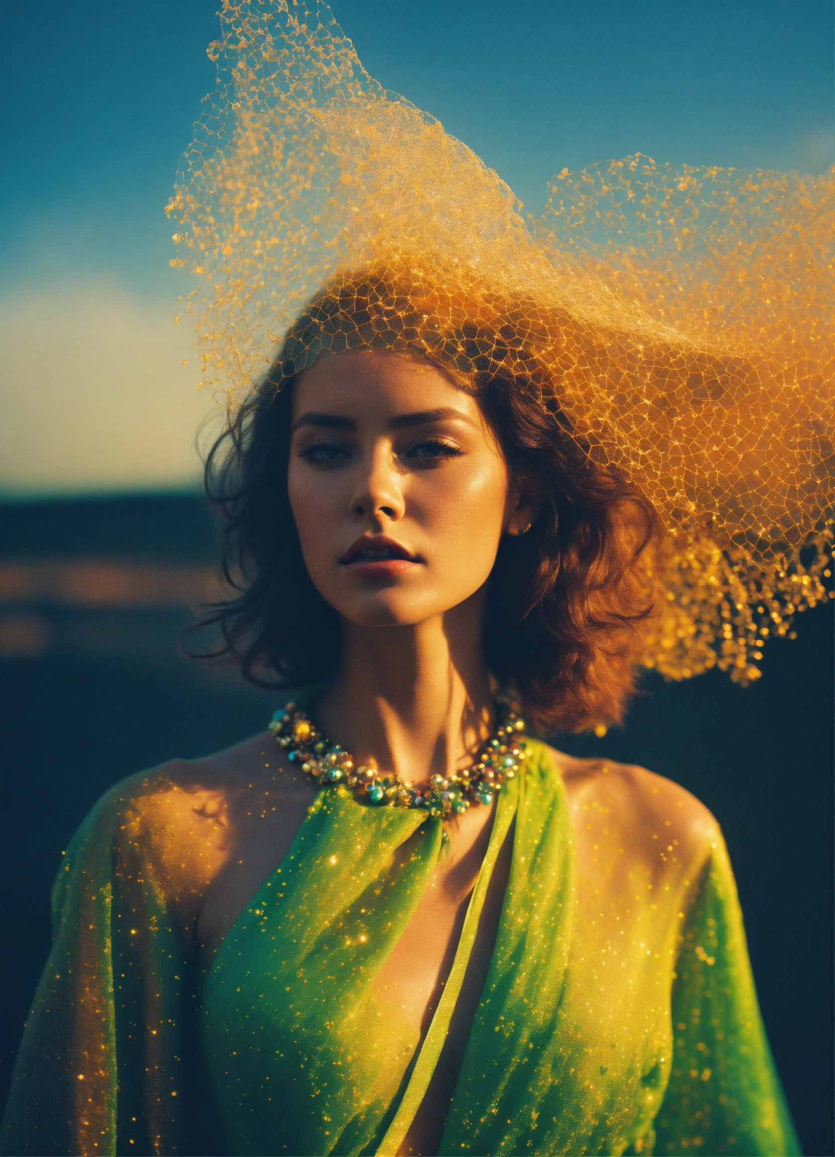 Lexica - Surreal conceptual fashion photography, exposure solargram ...