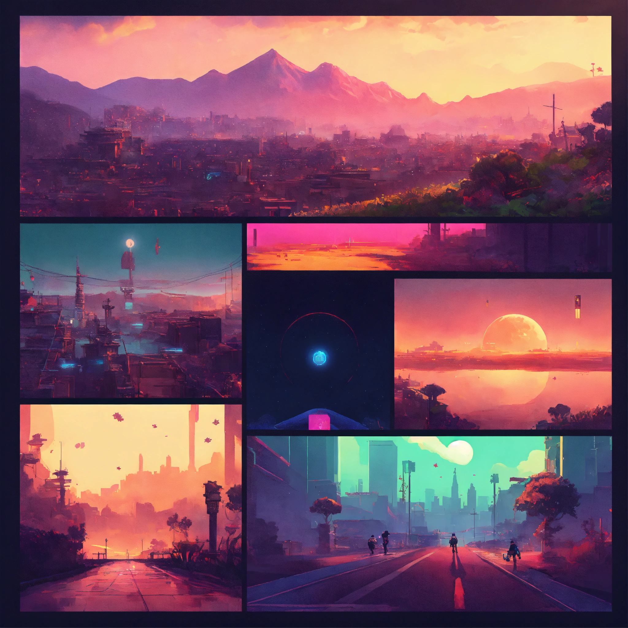 Lexica - Original video game album art, 8k, modern, no text