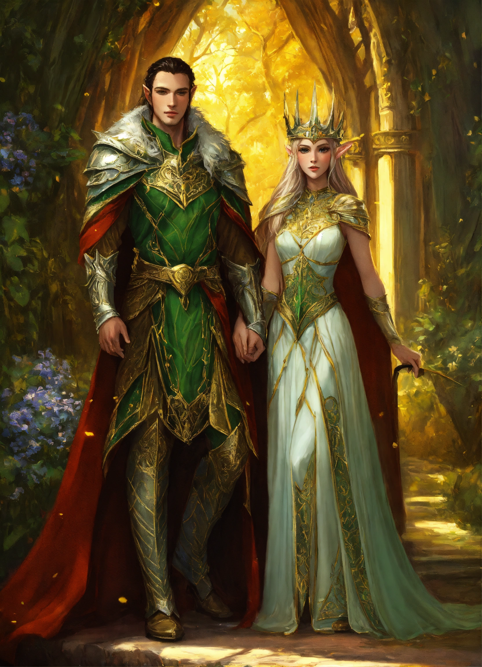 Lexica - Elven King and Queen, Mythical domain